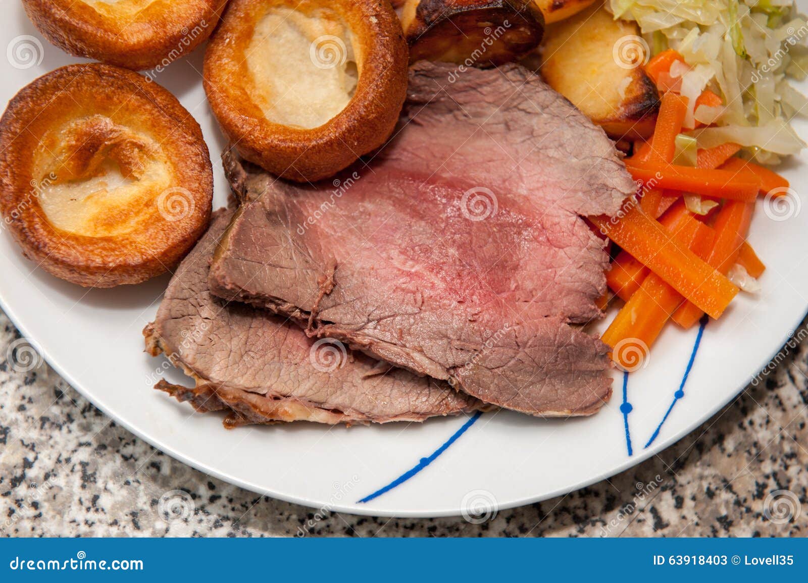 Beef roast stock image. Image of prime, rare, meat, carrots - 63918403