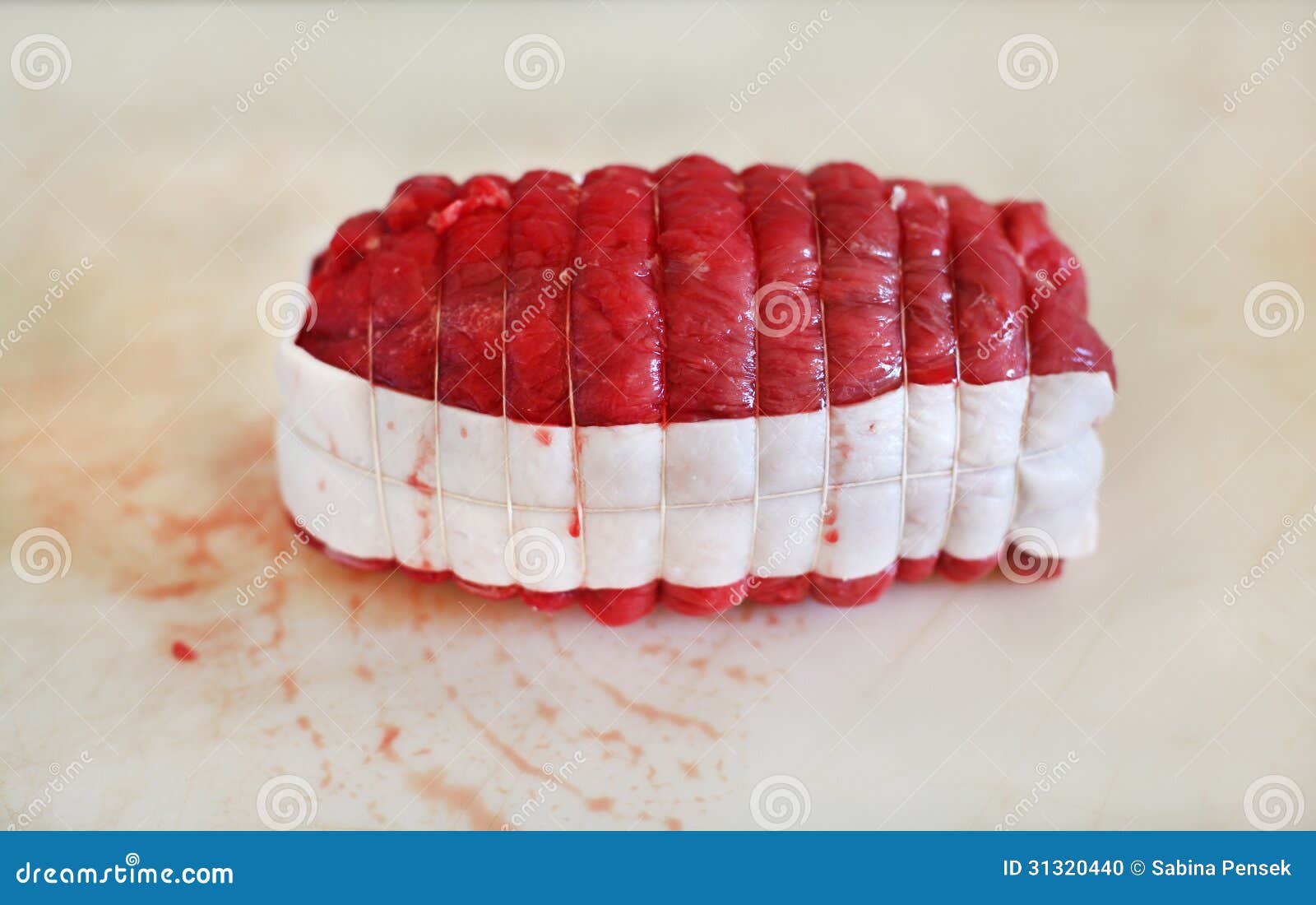 Beef Roast, French Classic, Raw Meat Stock Photo - Image of english ...