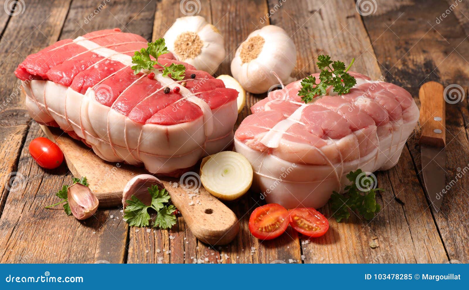 Beef and roast veal stock image. Image of roast, cuisine - 103478285