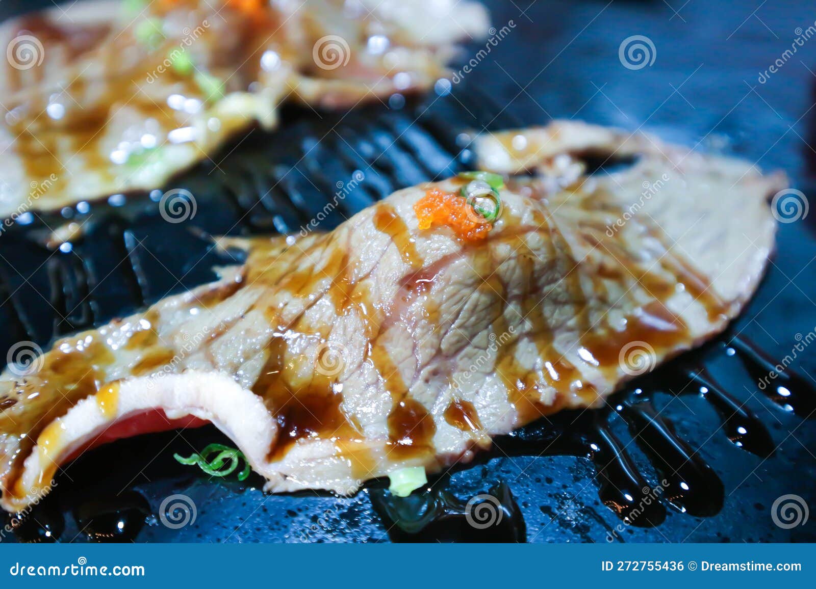 Beef Rolls ,rolls or Japanese Roll or Beef Maki or Beef Sushi Stock ...