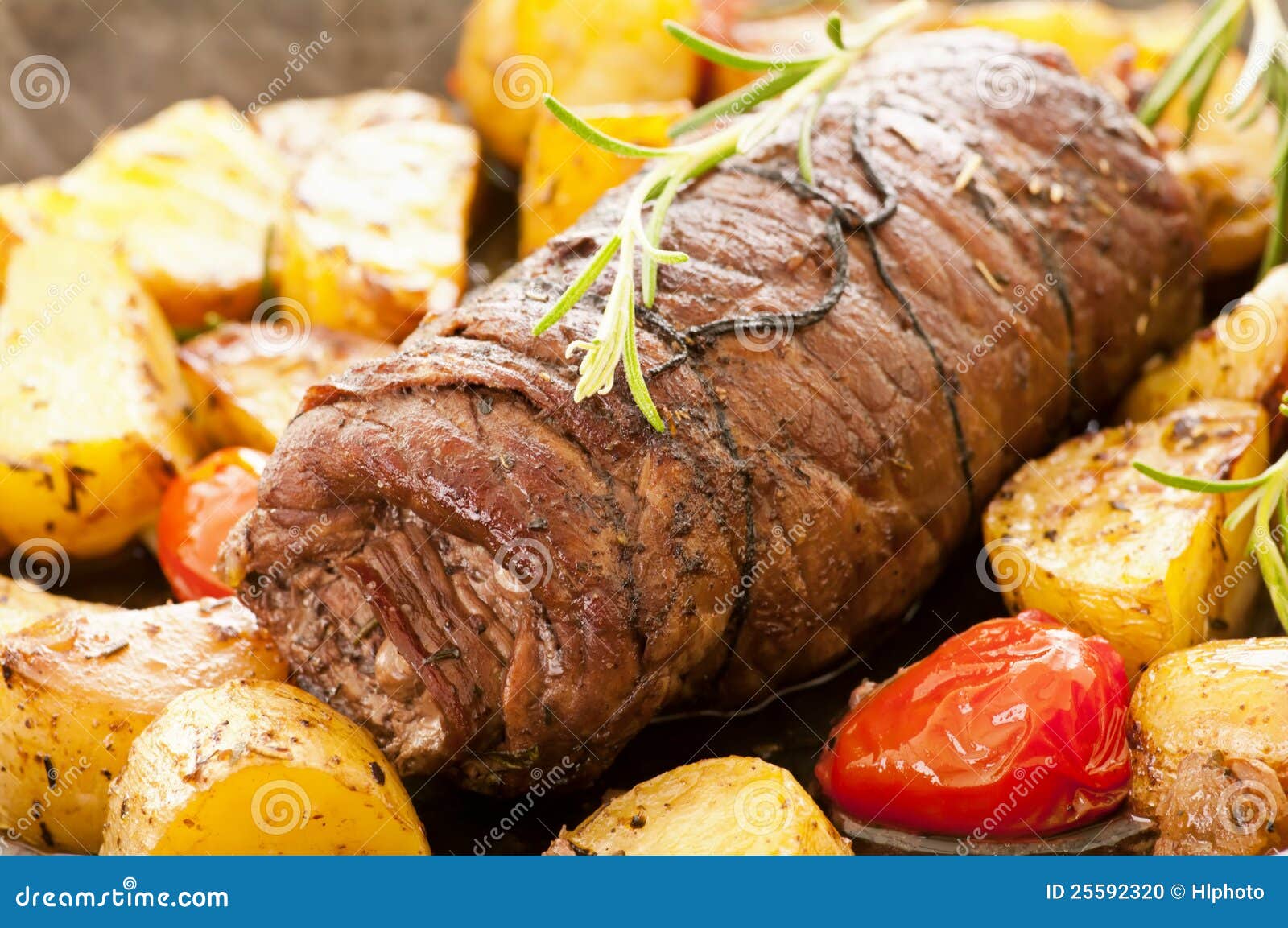 Beef roulade stock photo. Image of herbs, austrian, roasted - 25592320