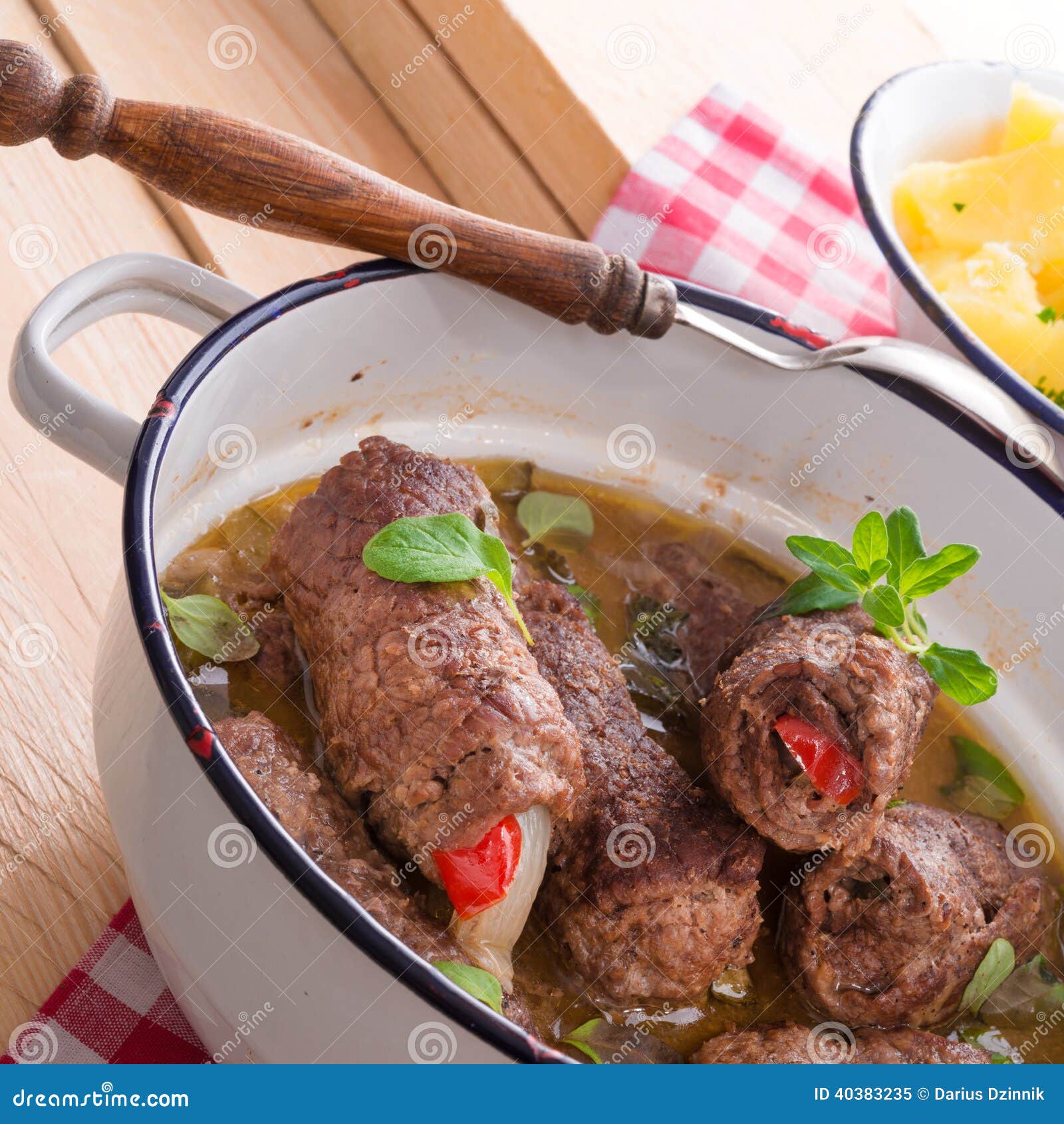 Beef rouladen stock image. Image of eating, german, poland - 40383235