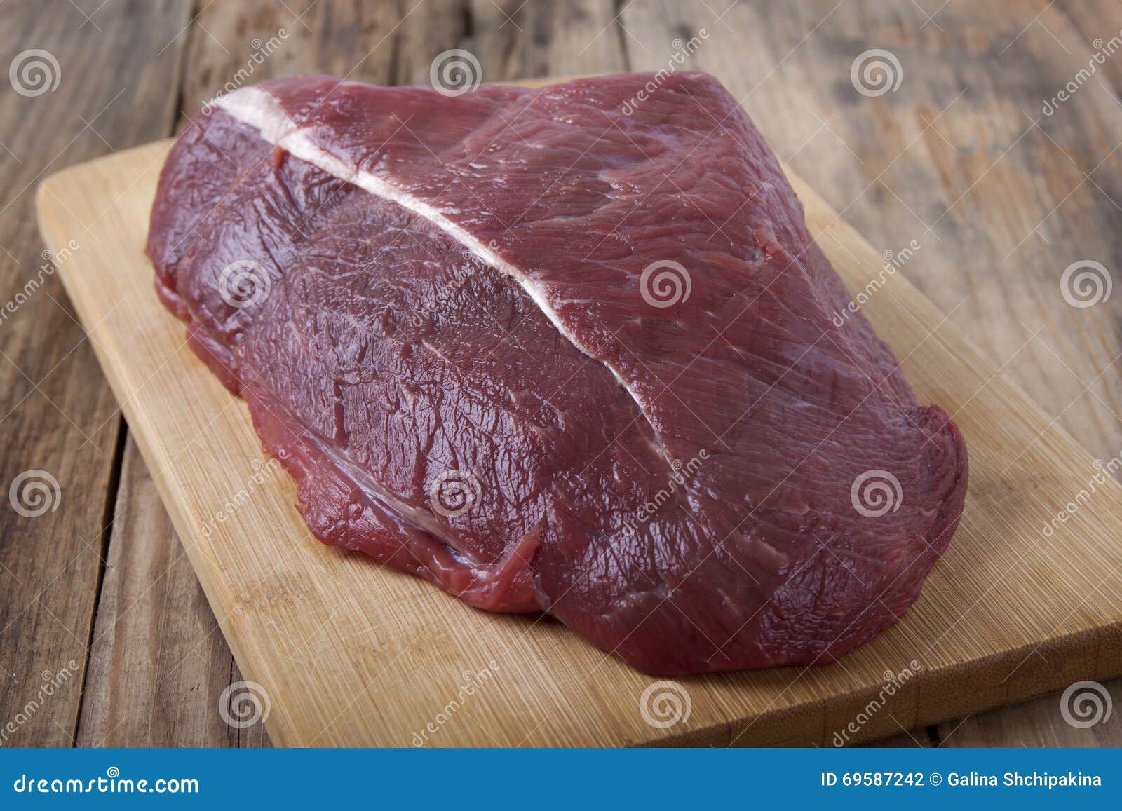 Beef scapula. stock photo. Image of meat, foreground - 69587242