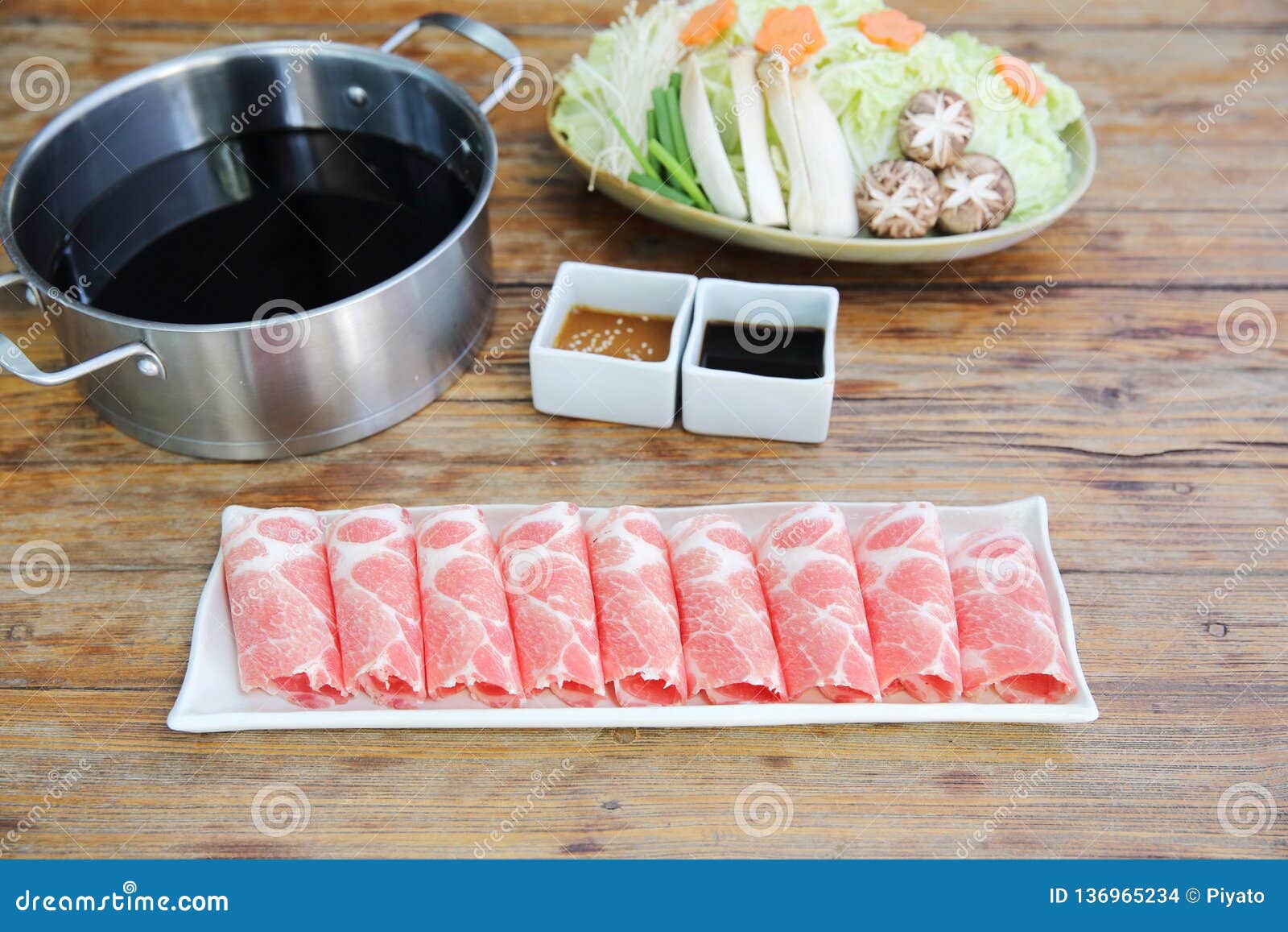 Beef set shabu shabu stock photo. Image of dining, plate - 136965234