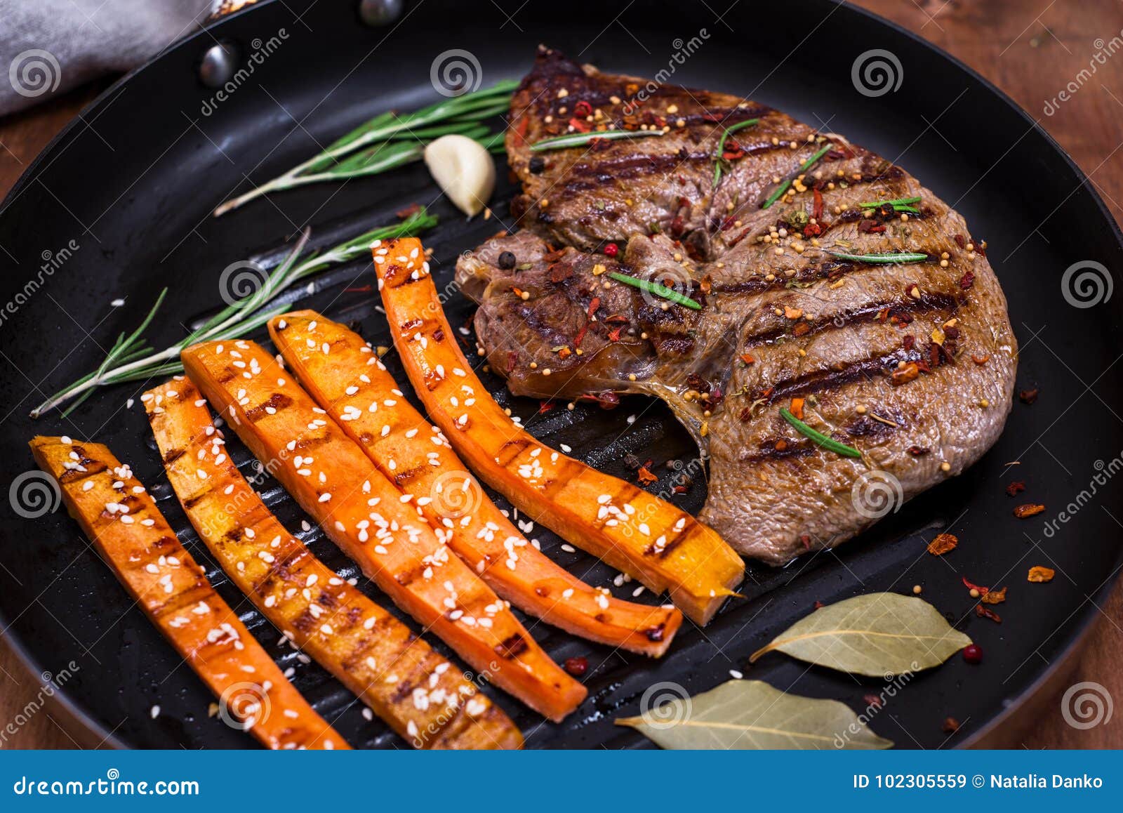 Beef Stack with Spices Cooked with Carrot Stock Image - Image of lunch ...