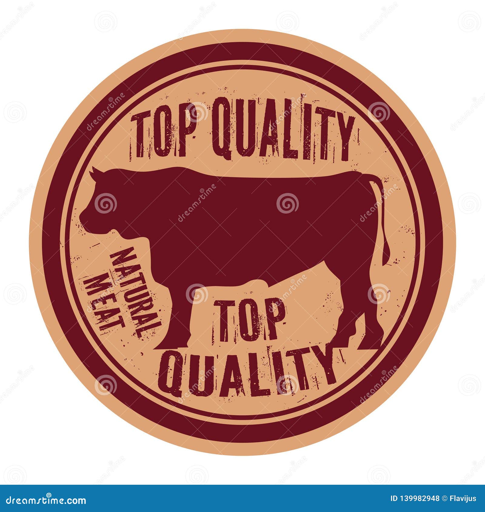 Beef Stamp or Label Text Top Quality Beef Stock Vector - Illustration ...