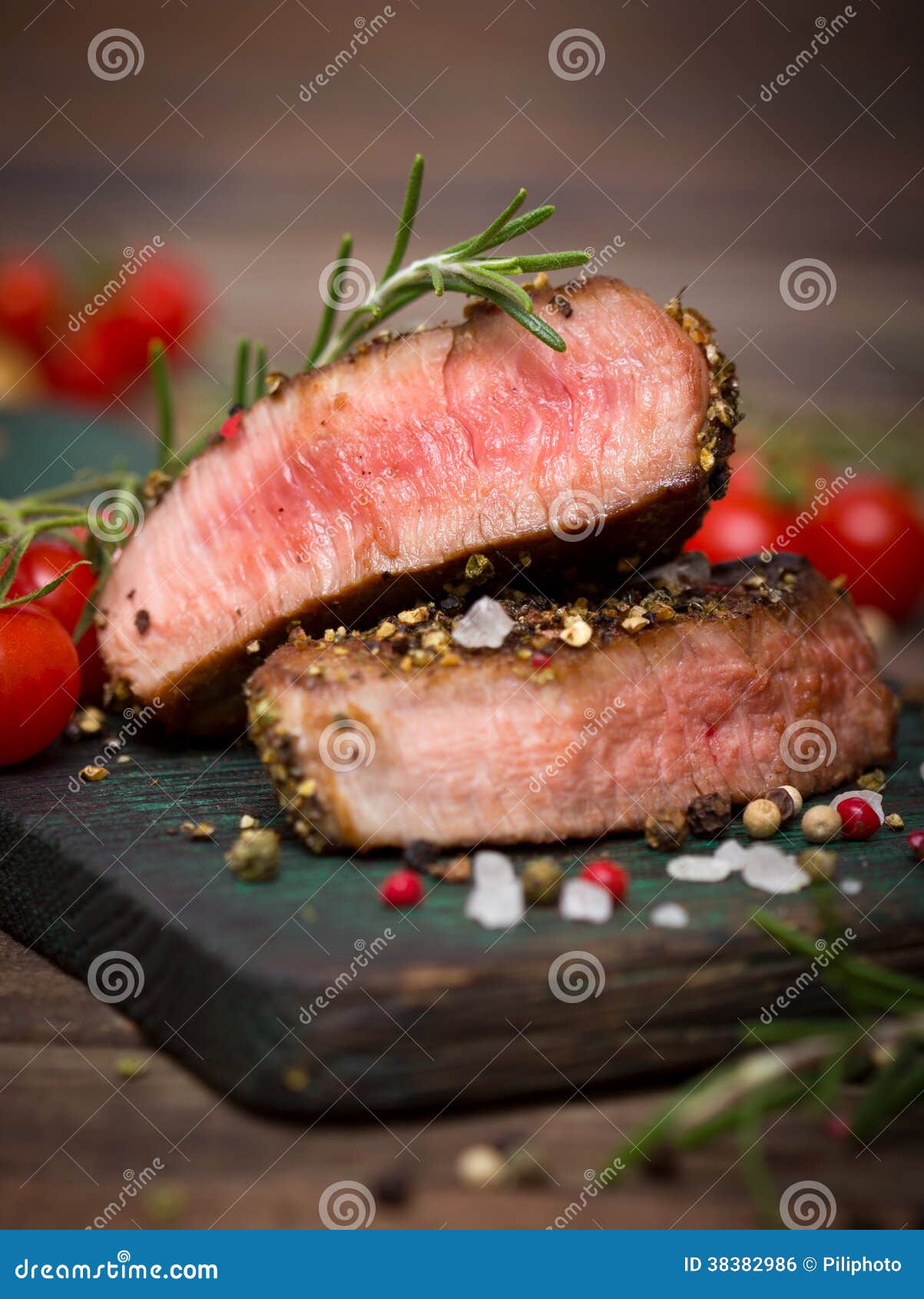 Beef steak stock photo. Image of wood, closeup, sirloin - 38382986
