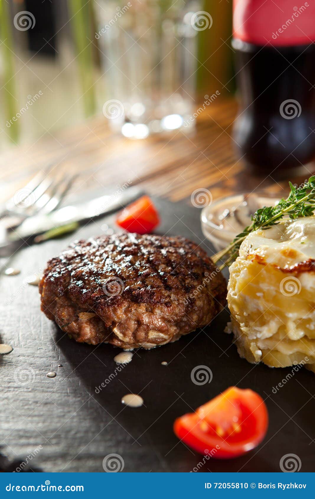 Beef Steak Dish stock photo. Image of beef, food, minced - 72055810