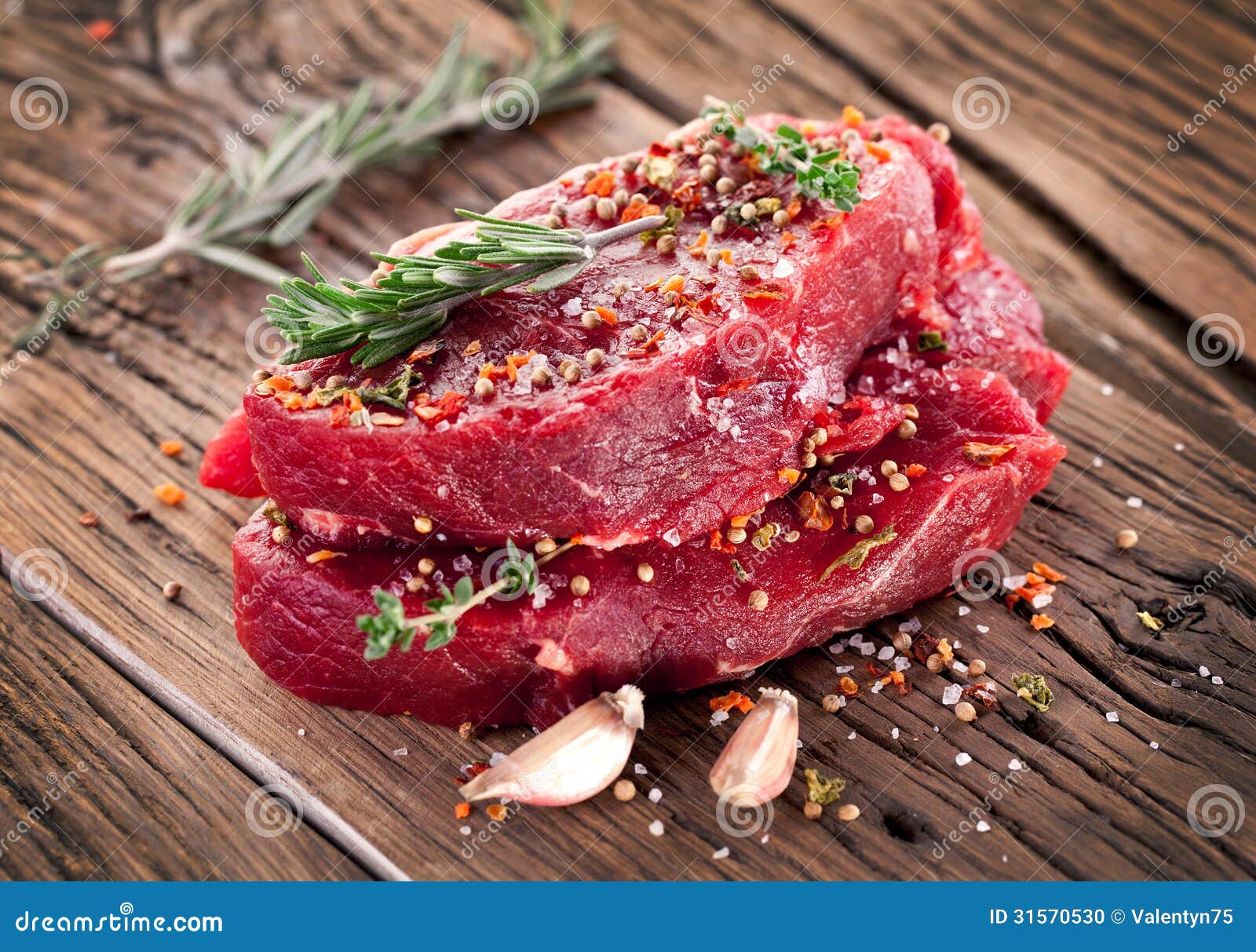 Beef steak. stock photo. Image of peppercorn, dinner - 31570530