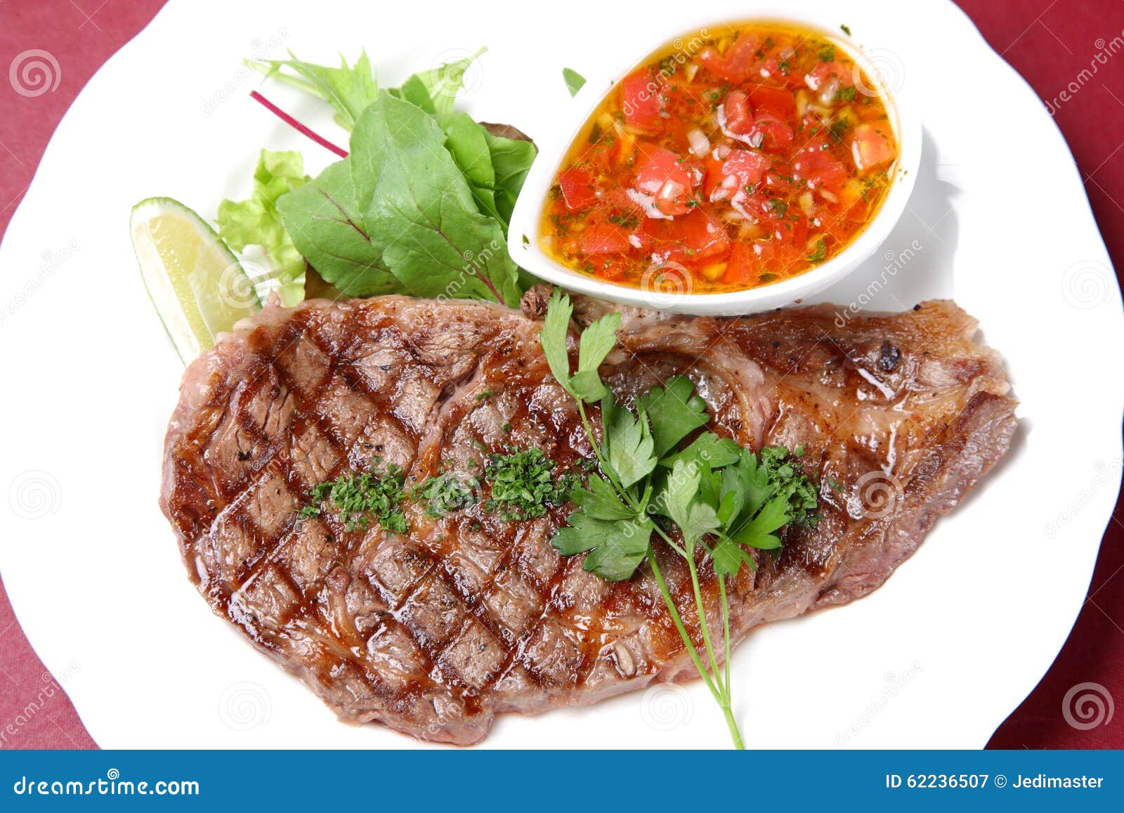 Beef Steak stock image. Image of baked, meat, rosemary - 62236507