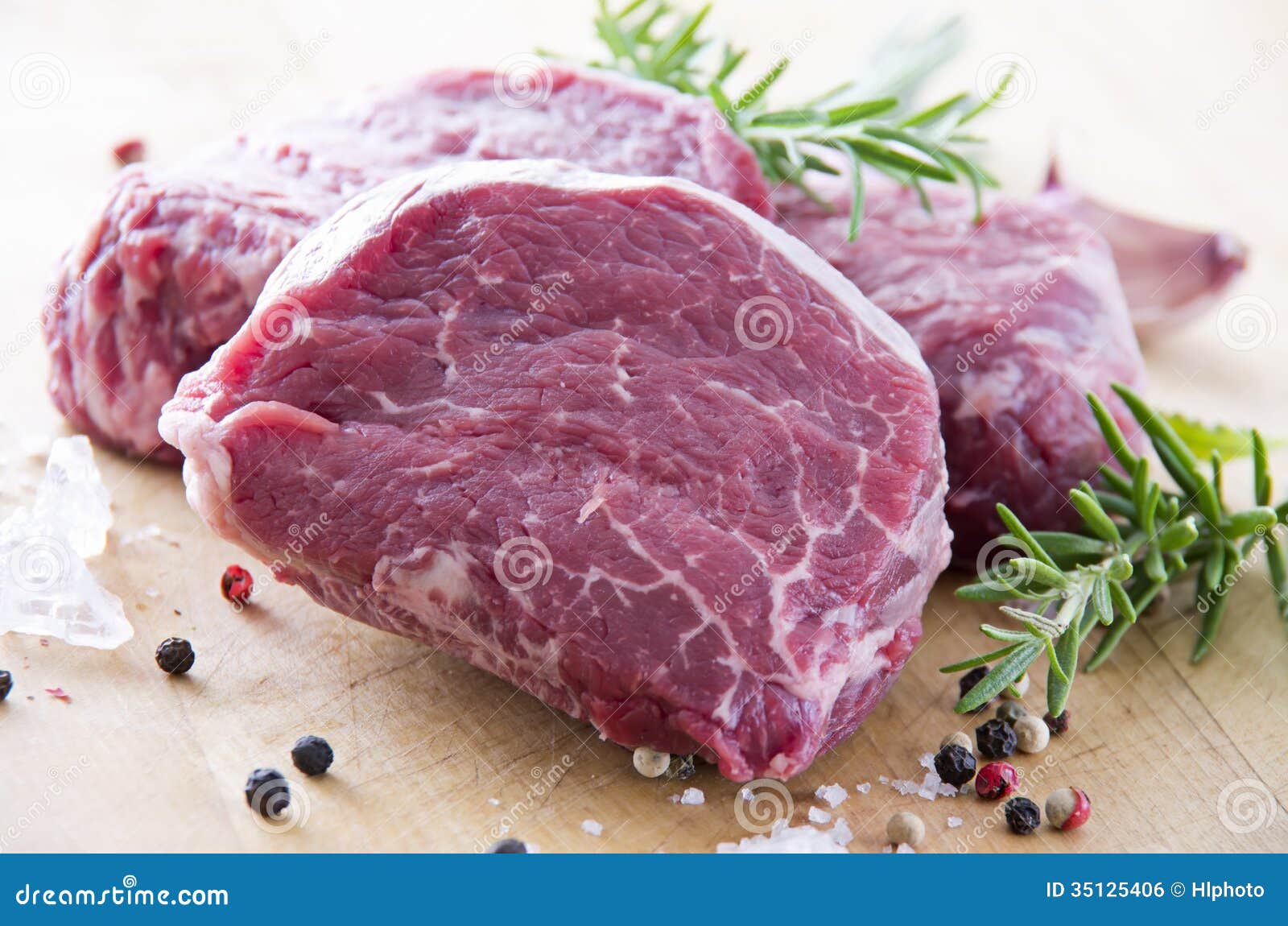 Beef Steaks stock photo. Image of roast, mellow, piece - 35125406
