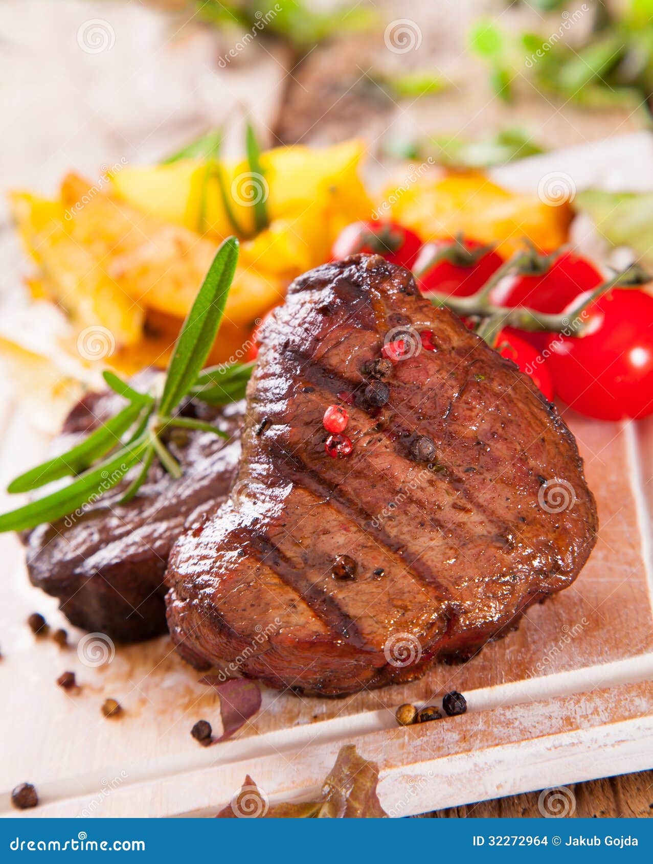 Beef steaks stock photo. Image of menu, closeup, juicy - 32272964