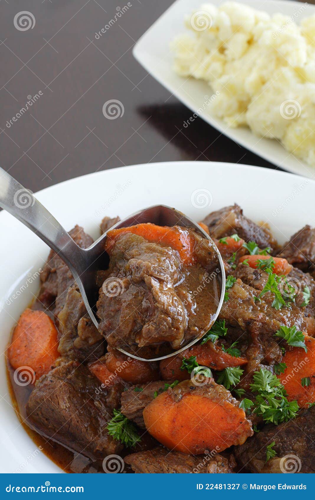Beef stew stock image. Image of vegetable, green, vertical - 22481327