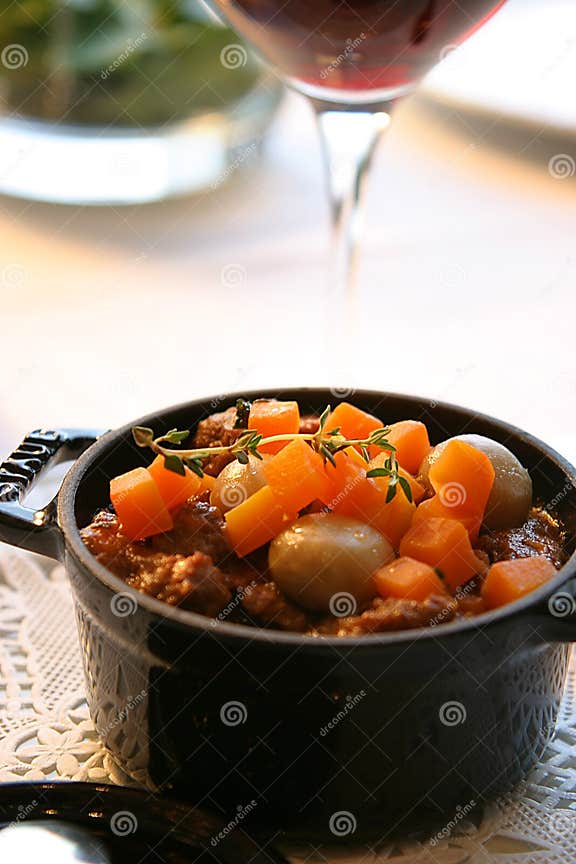Beef Stew with Carrots and Olives Stock Photo - Image of blur, olives ...