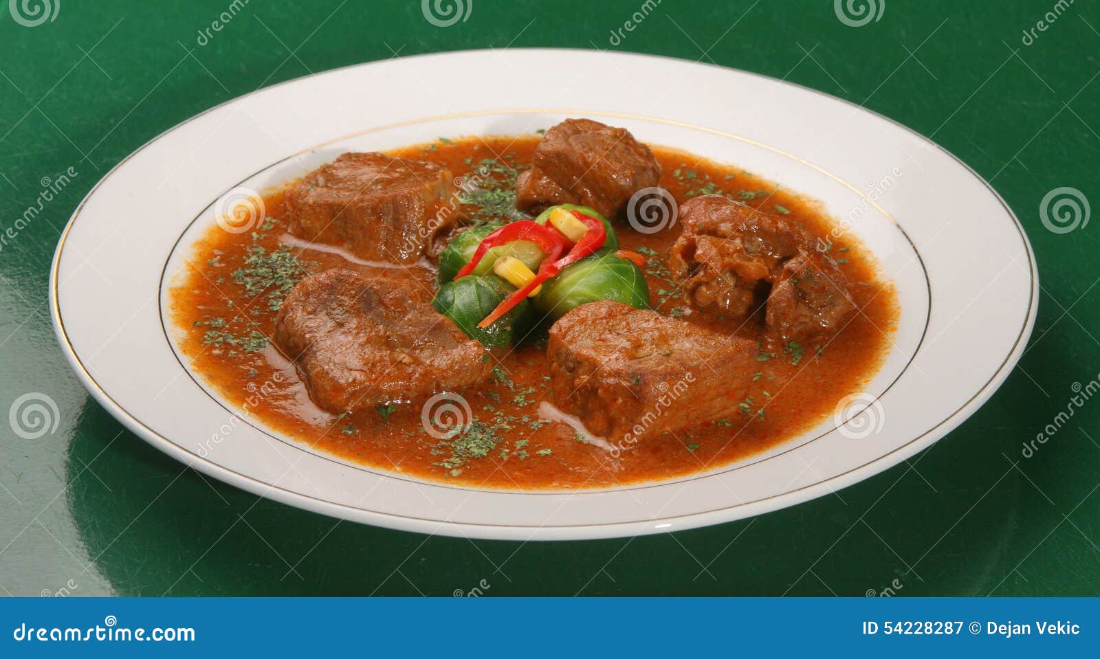 Beef stew stock image. Image of tablecloth, plate, salt - 54228287