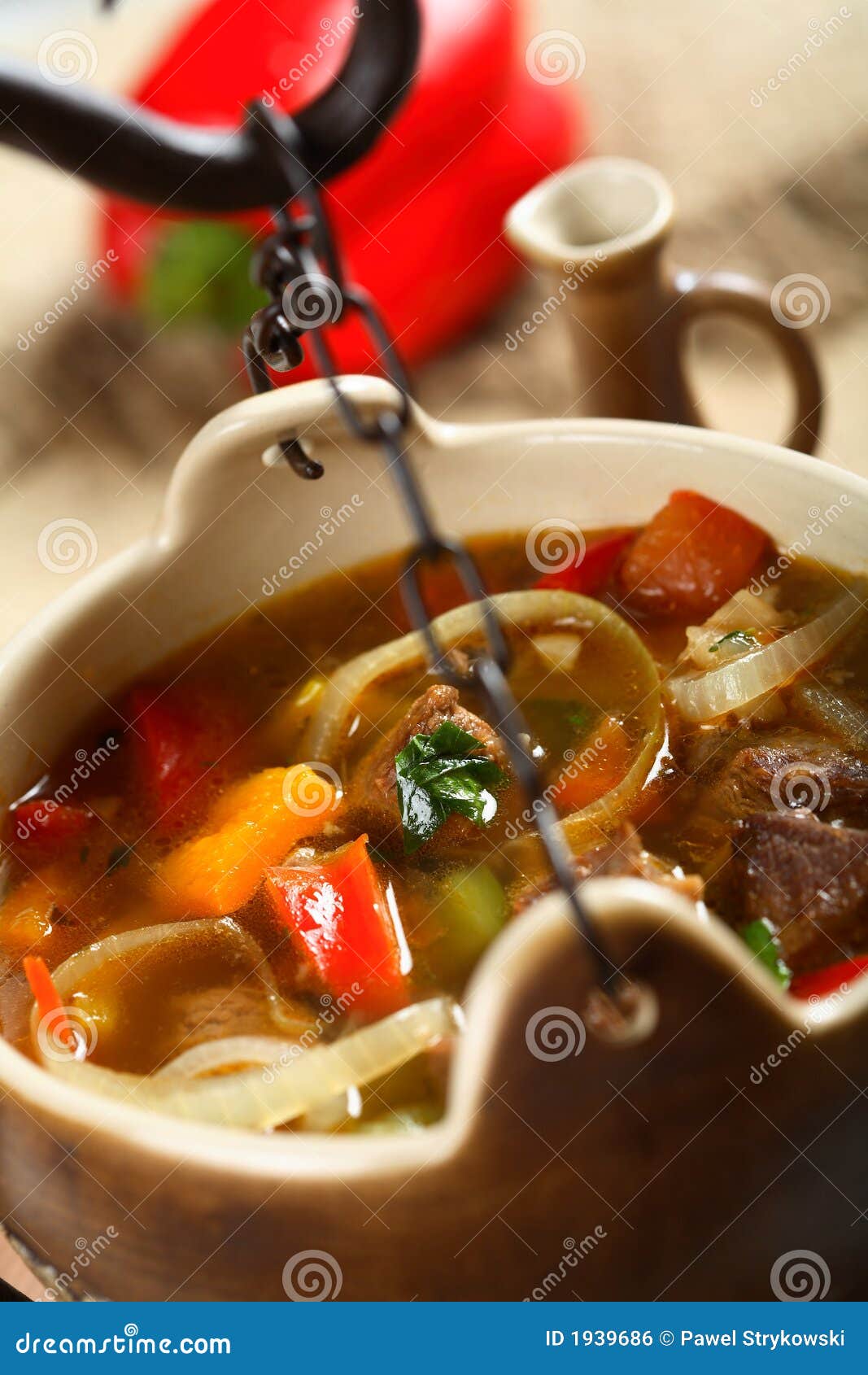 Beef stew in the pot stock photo. Image of food, caloric - 1939686