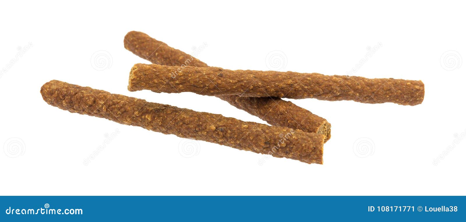 Beef Sticks on a White Background Stock Image - Image of beef, three ...
