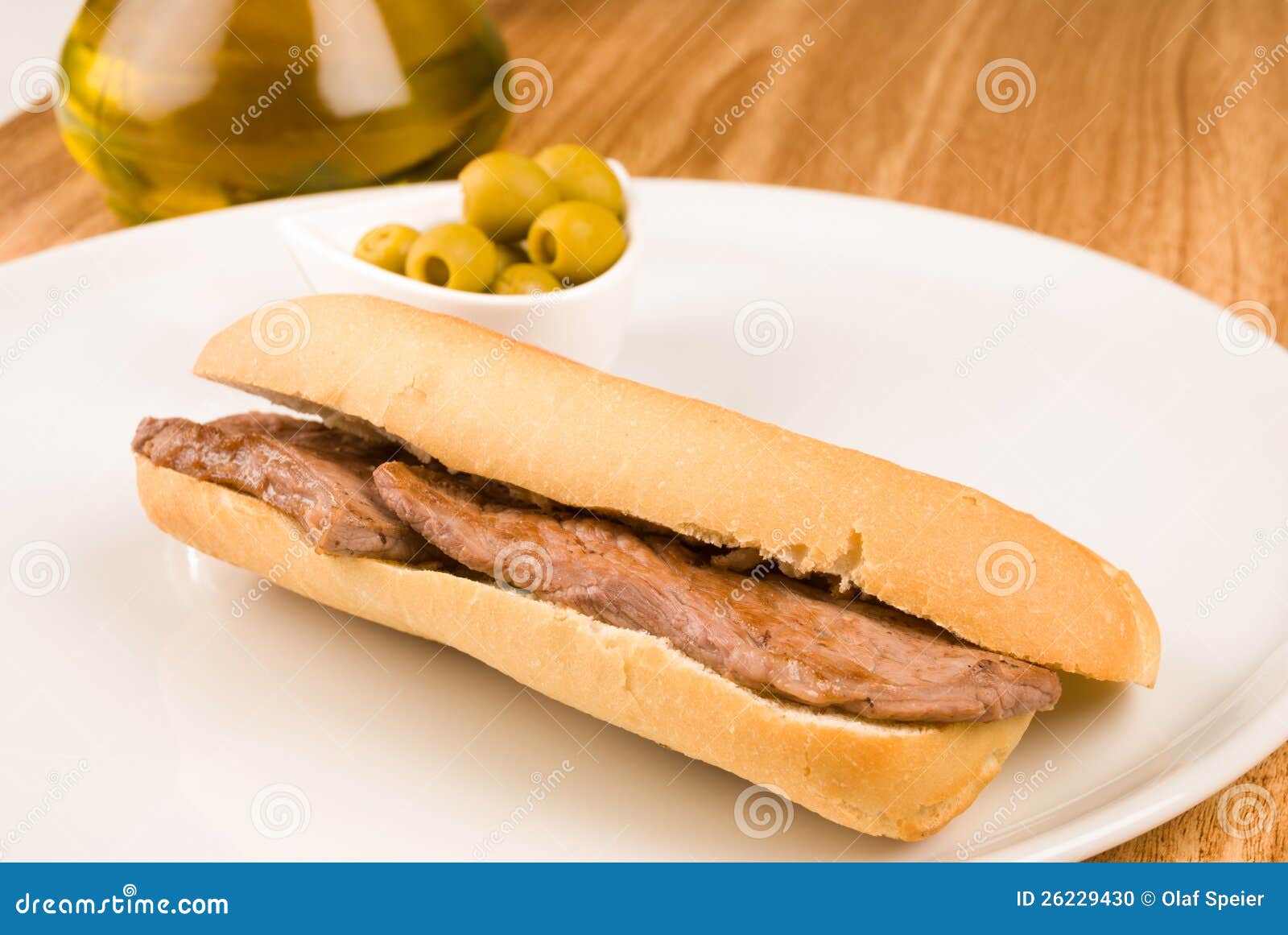 Beef sub stock photo. Image of horizontal, ternera, pepito - 26229430