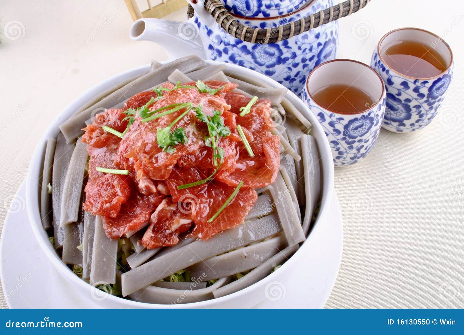 Beef and tea stock photo. Image of tasty, garnish, healthy - 16130550