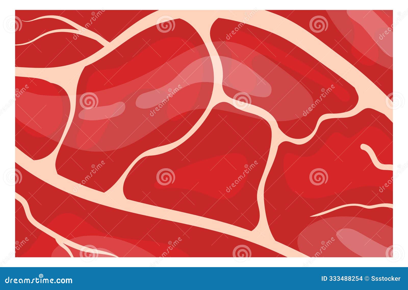 Beef Texture. Marble Meat Steak Color Pattern Stock Illustration ...