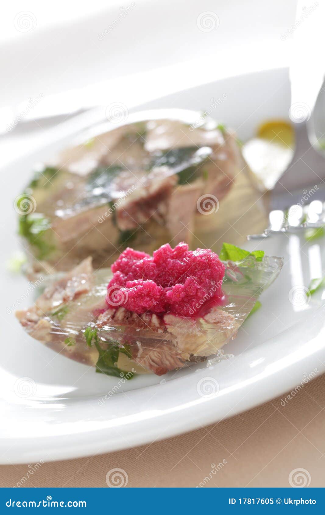 Beef tongue aspic stock image. Image of prepared, jelly - 17817605