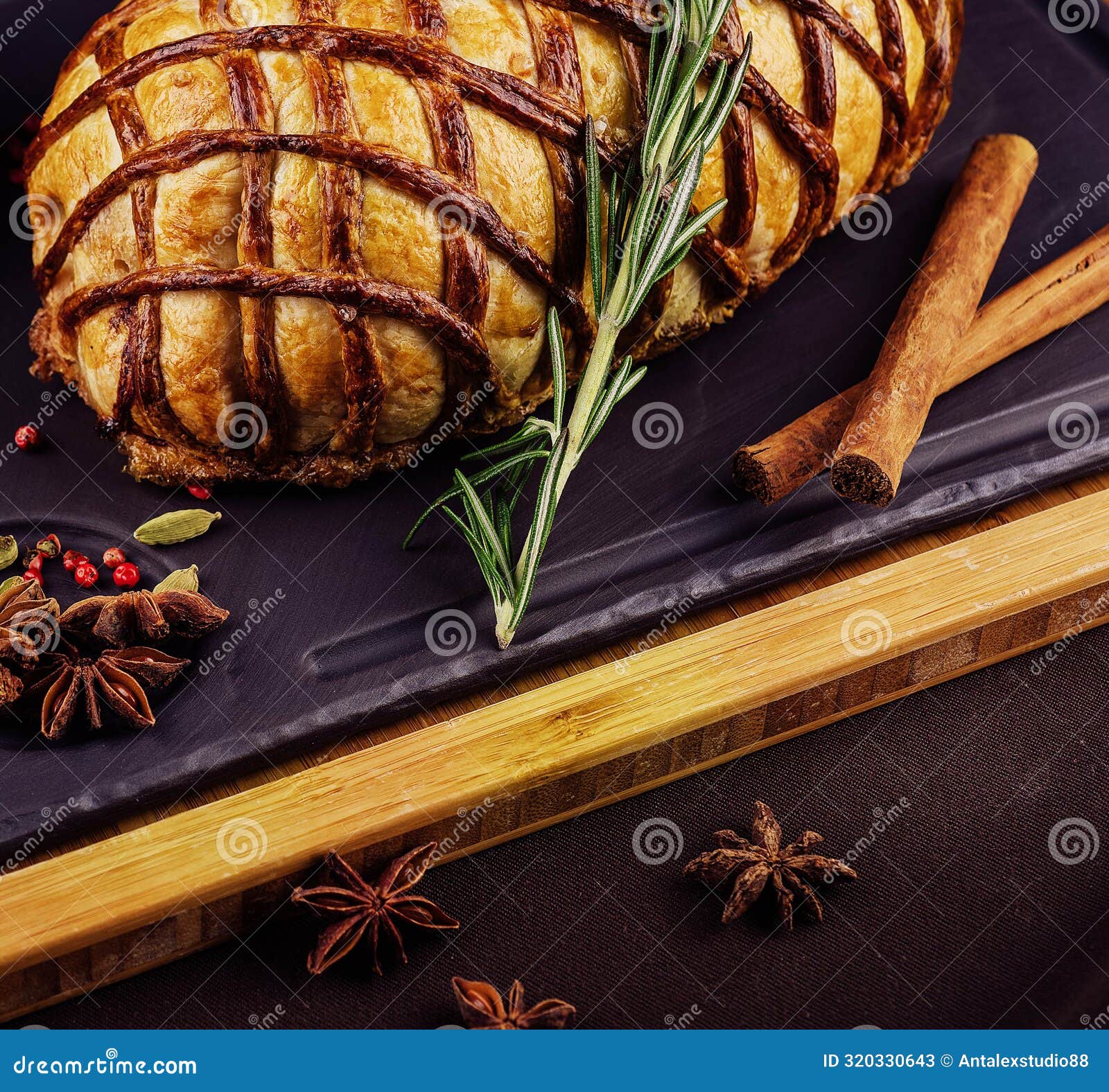 Beef Wellington.meat, Baked in Puff Pastry Stock Image - Image of bacon ...