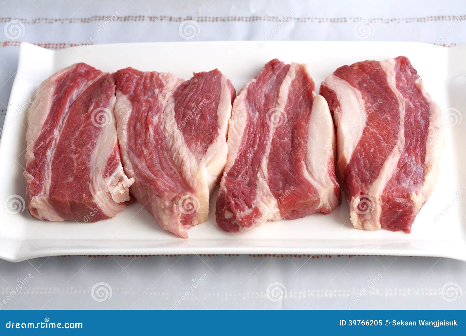 Beef on white dish stock image. Image of meal, dinner - 39766205