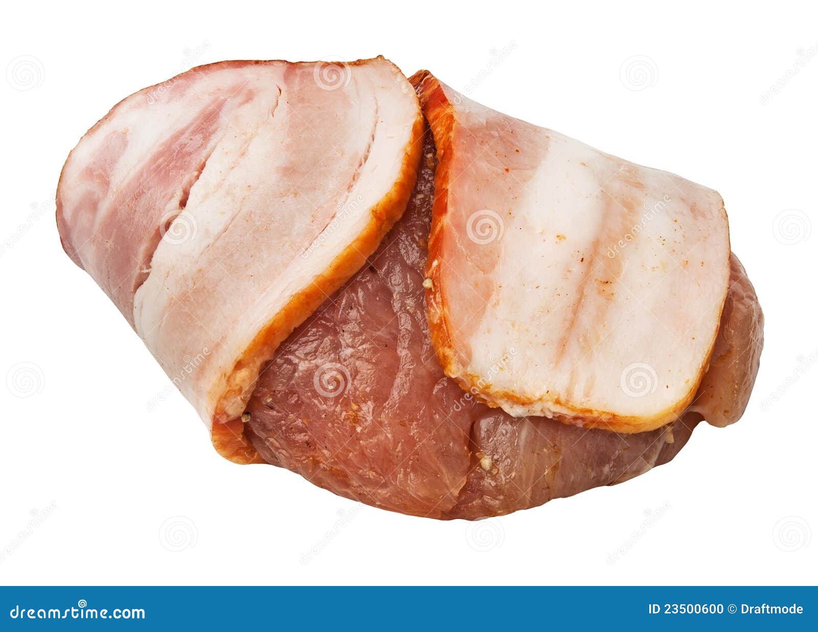 Beef Wrapped In A Ham Slice Stock Photo - Image of cuisine, studio ...