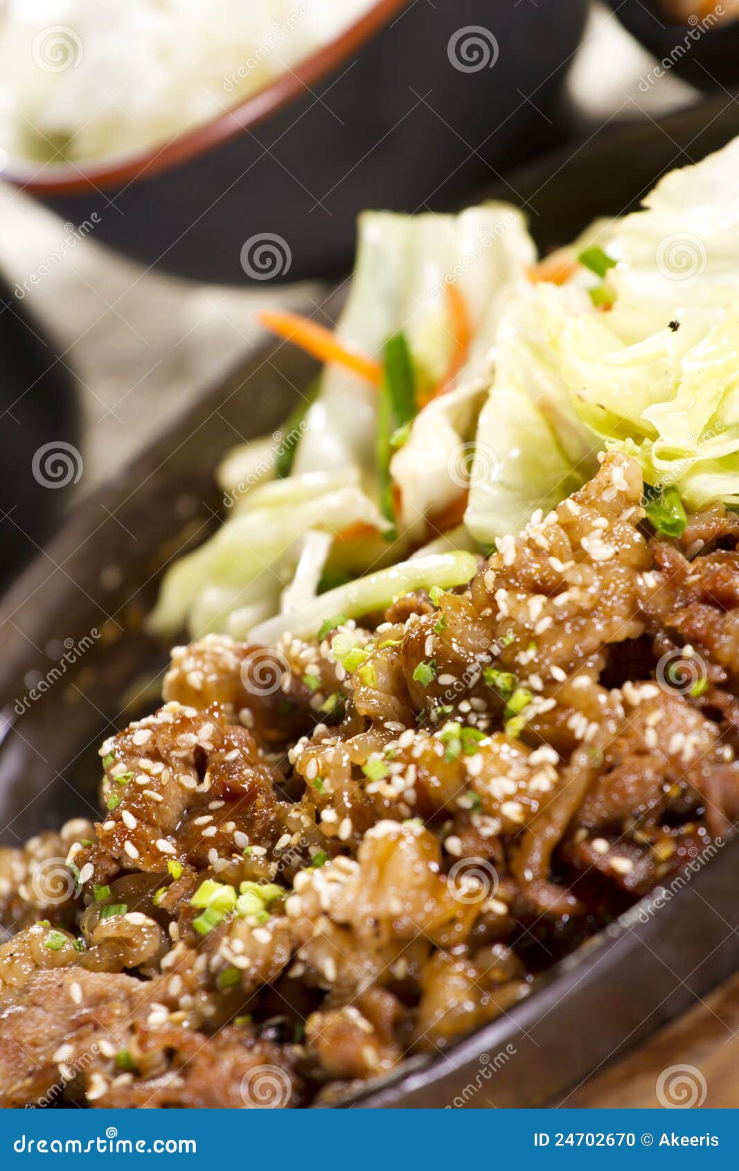 Beef yakiniku stock photo. Image of closeup, healthy - 24702670