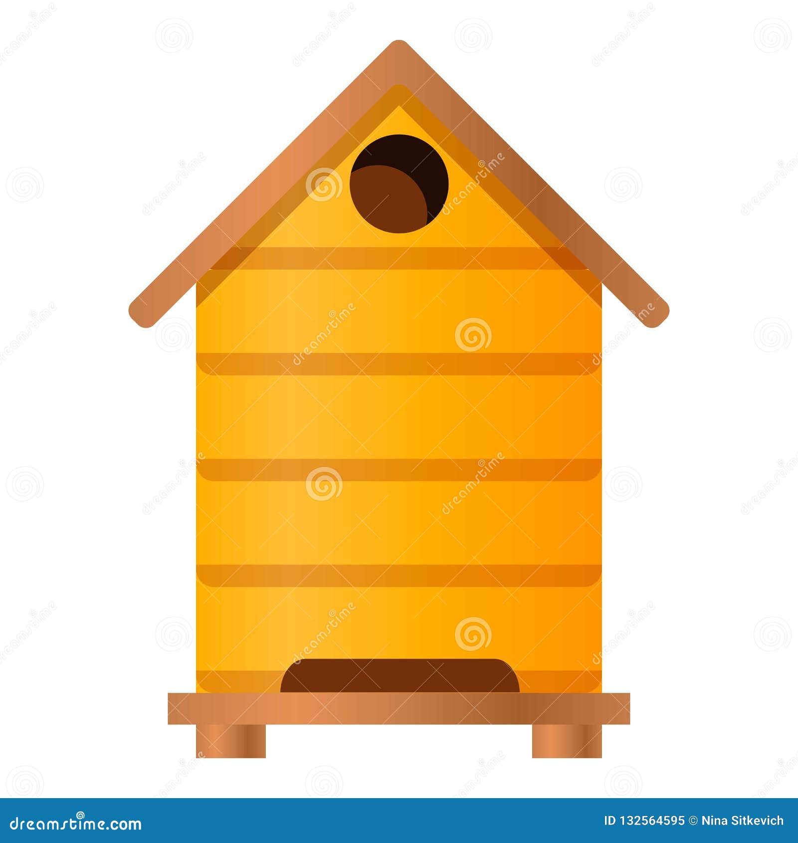 Beehive Icon, Cartoon Style Stock Vector - Illustration of drawing ... Beehive Icon, Cartoon Style Stock Vector - Illustration of drawing ...