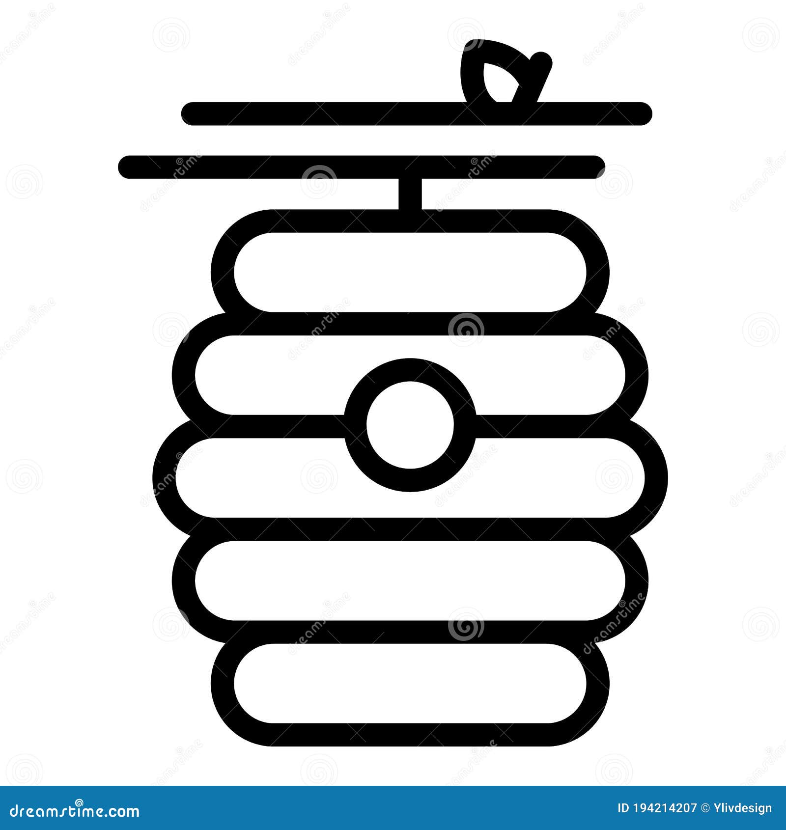 Beehive Icon, Outline Style Stock Vector - Illustration of element ... Beehive Icon, Outline Style Stock Vector - Illustration of element ...