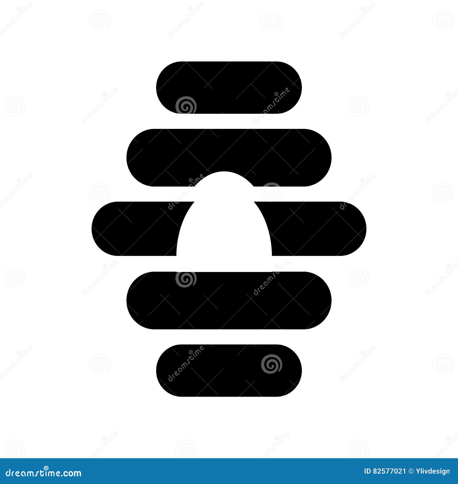 Beehive Icon in Simple Style Stock Vector - Illustration of healthy ...