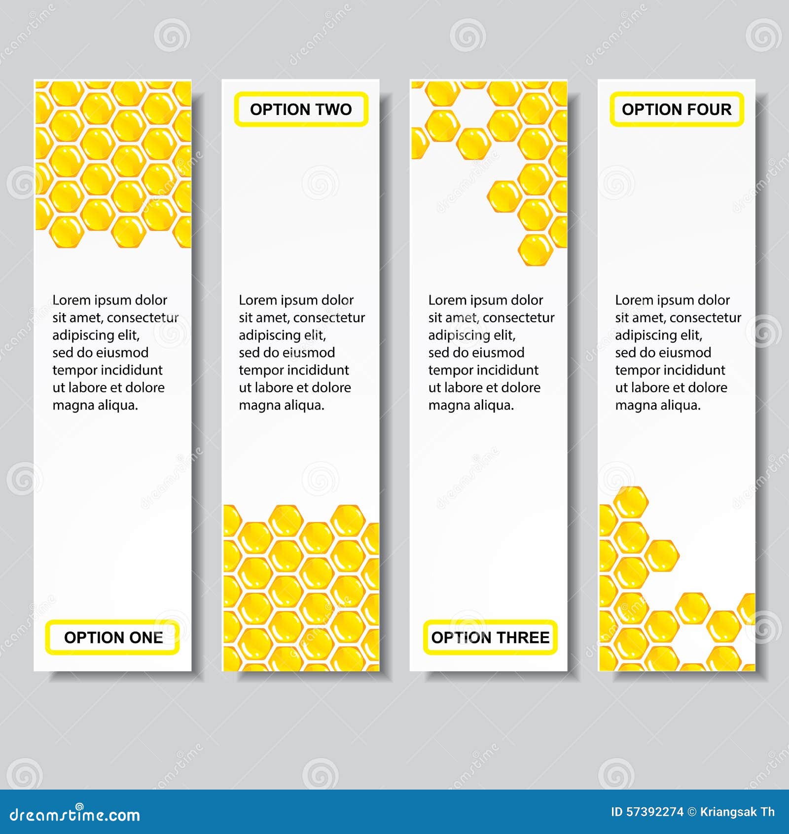 Beehive Modern Design Business Number Banners Template or Website ...