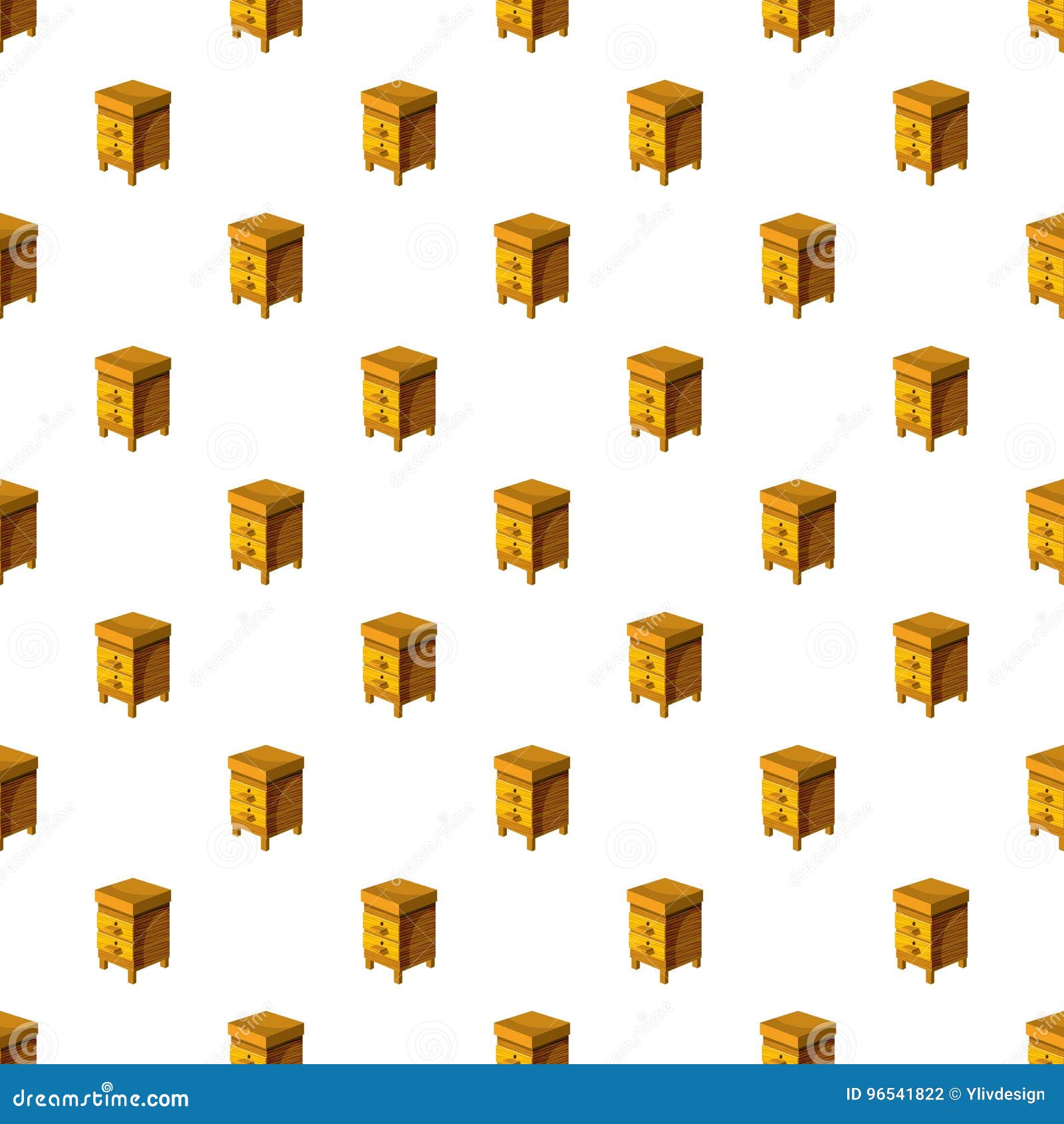 Beehive pattern stock vector. Illustration of creative - 96541822