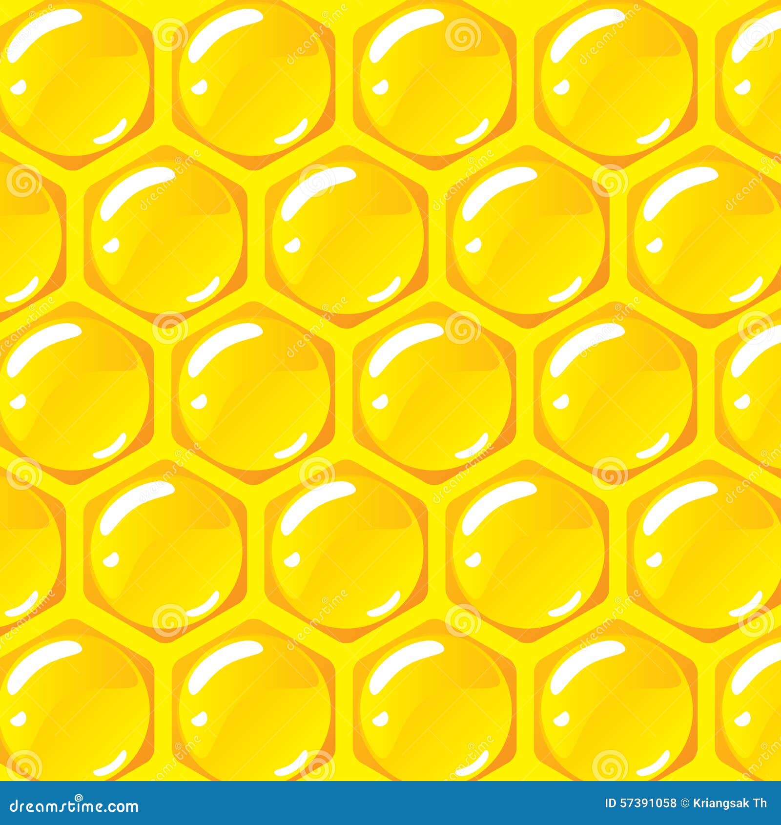 Beehive Pattern Vector Background Stock Vector - Illustration of mead ...