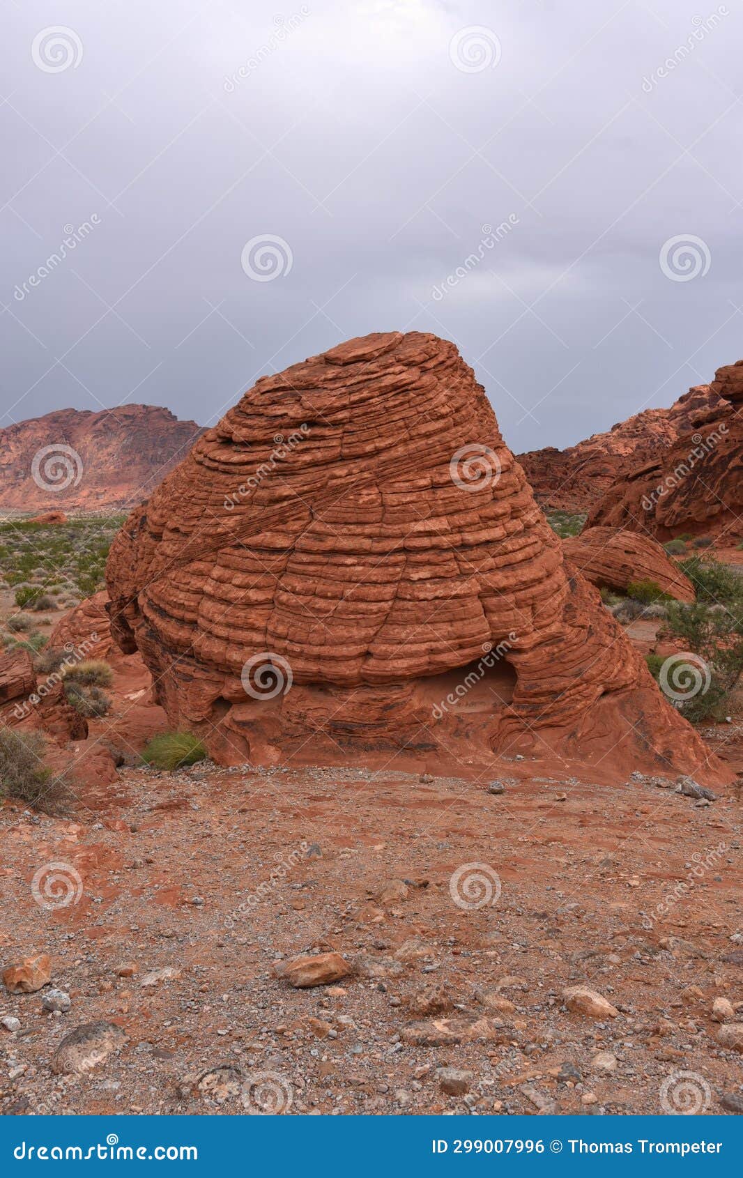 Beehive Formation At Valley Of Fire State Park Stock Image ...