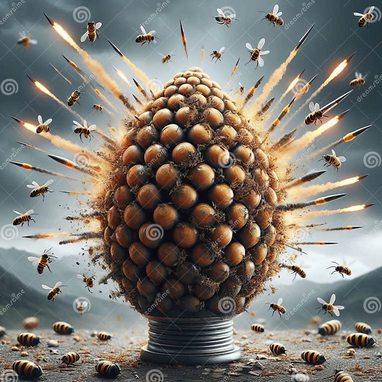 Beehive Shell a Shell Filled with Small Strange Old Stock Image - Image ...