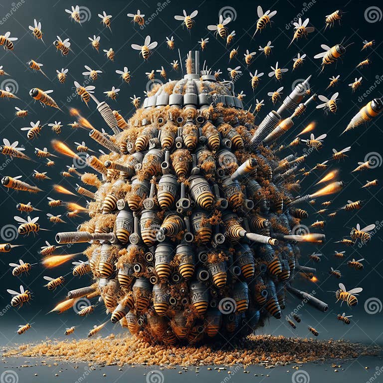 Beehive Shell a Shell Filled with Small New Beautiful Stock Image ...