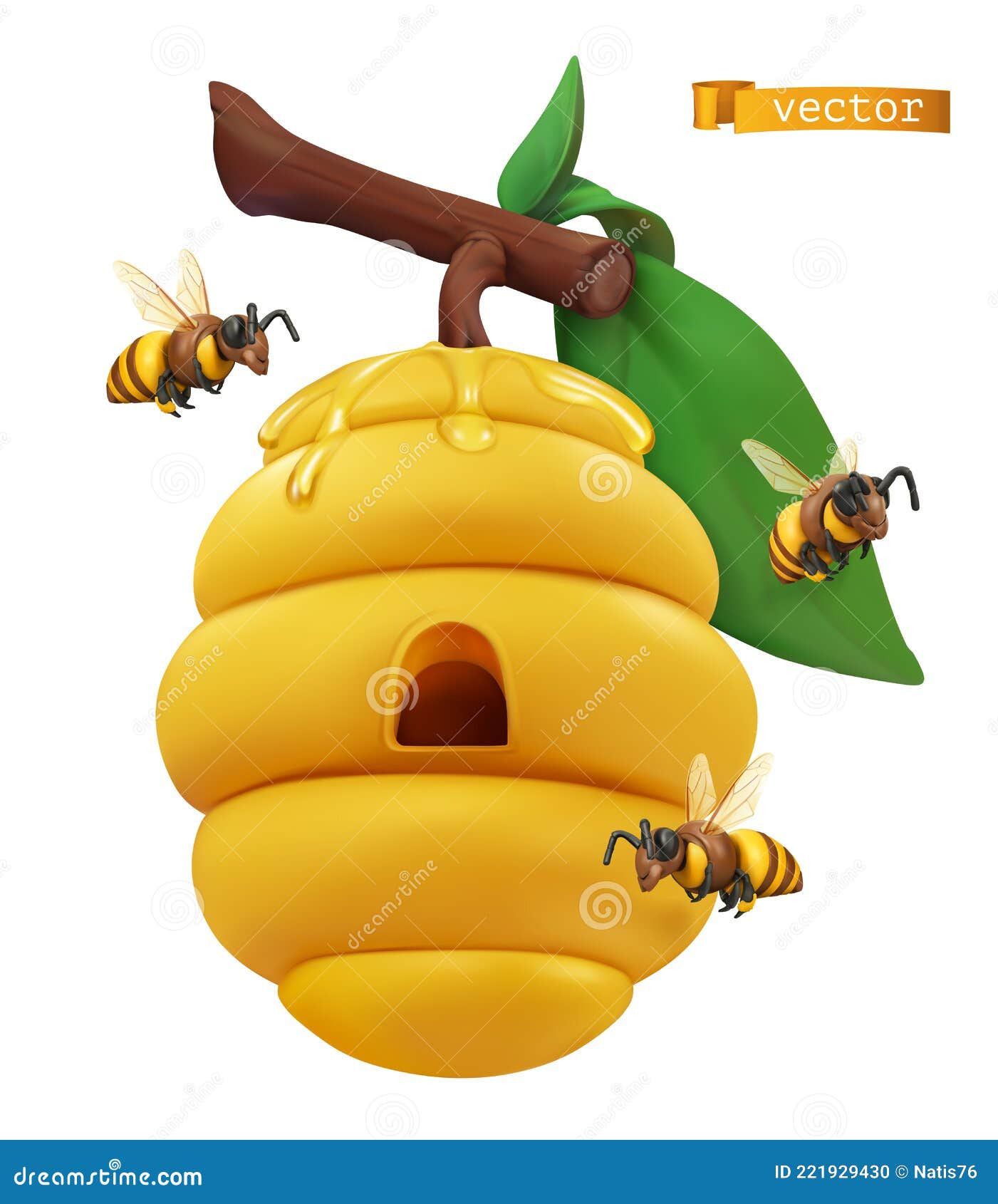 Beehive Branch Vector Illustration | CartoonDealer.com #20393166 Beehive Branch Vector Illustration | CartoonDealer.com #20393166