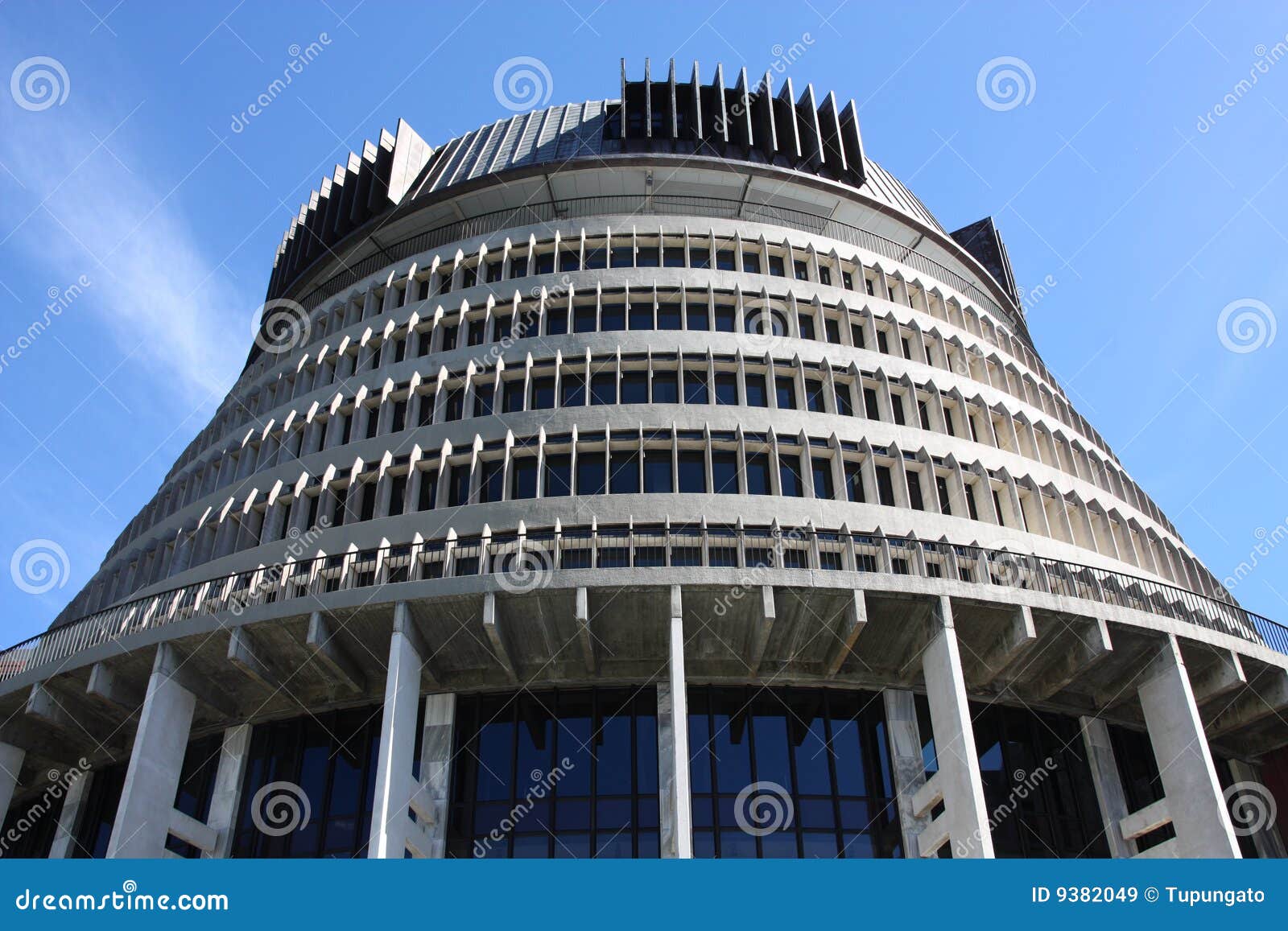 Beehive, Wellington stock image. Image of public, famous - 9382049
