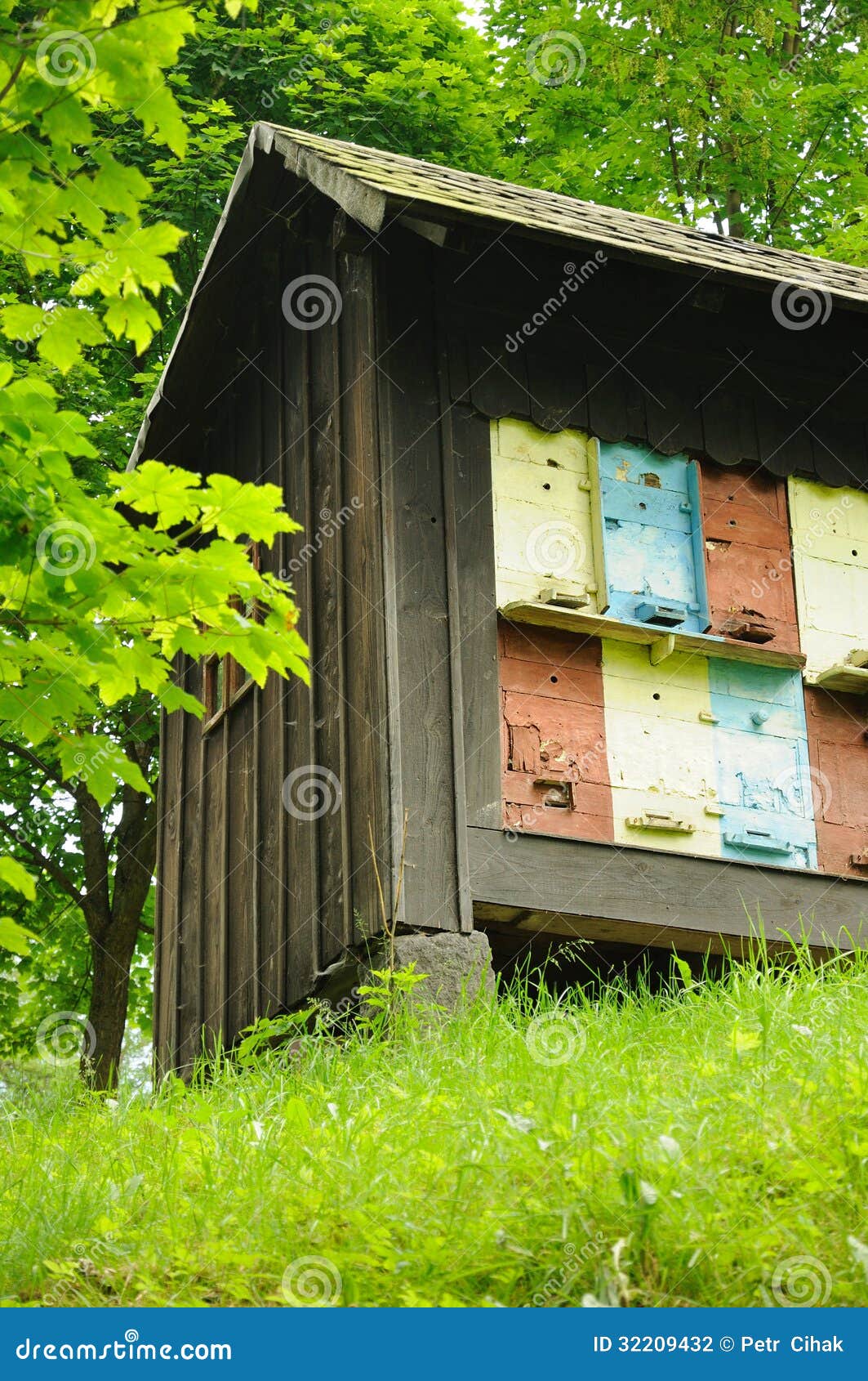 Beehouse stock photo. Image of hive, beehouse, outdoor - 32209432