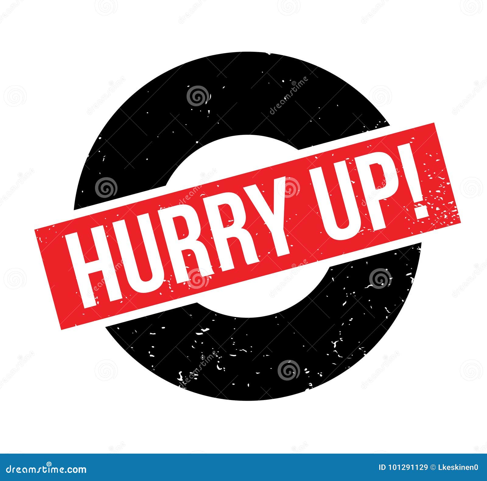 Beeilen Sie Sich Oben Stempel Vektor Abbildung - Illustration von ...