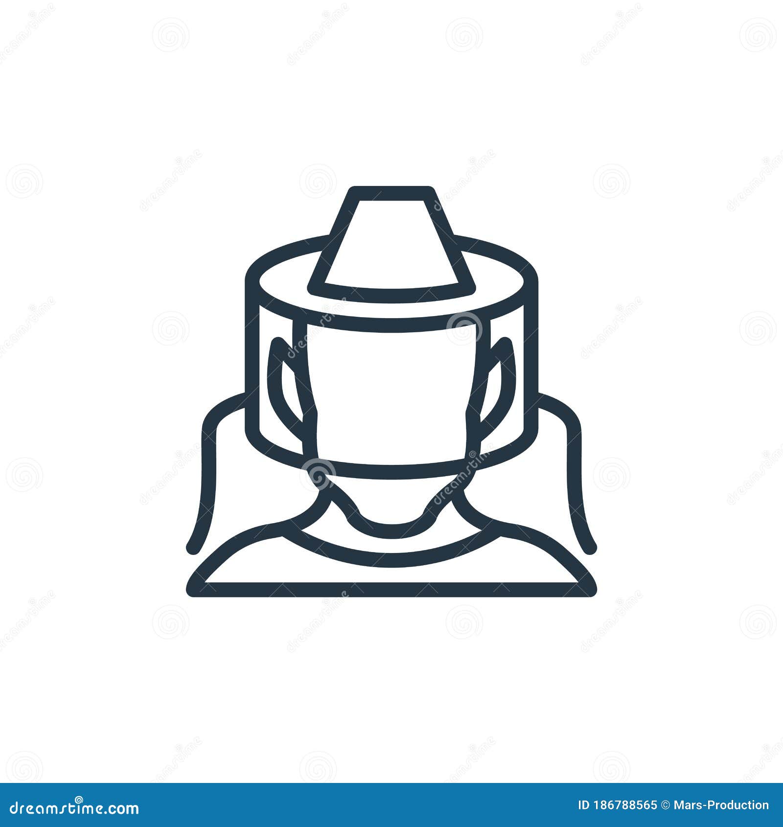 Beekeeper Vector Icon. Beekeeper Editable Stroke. Beekeeper Linear ...