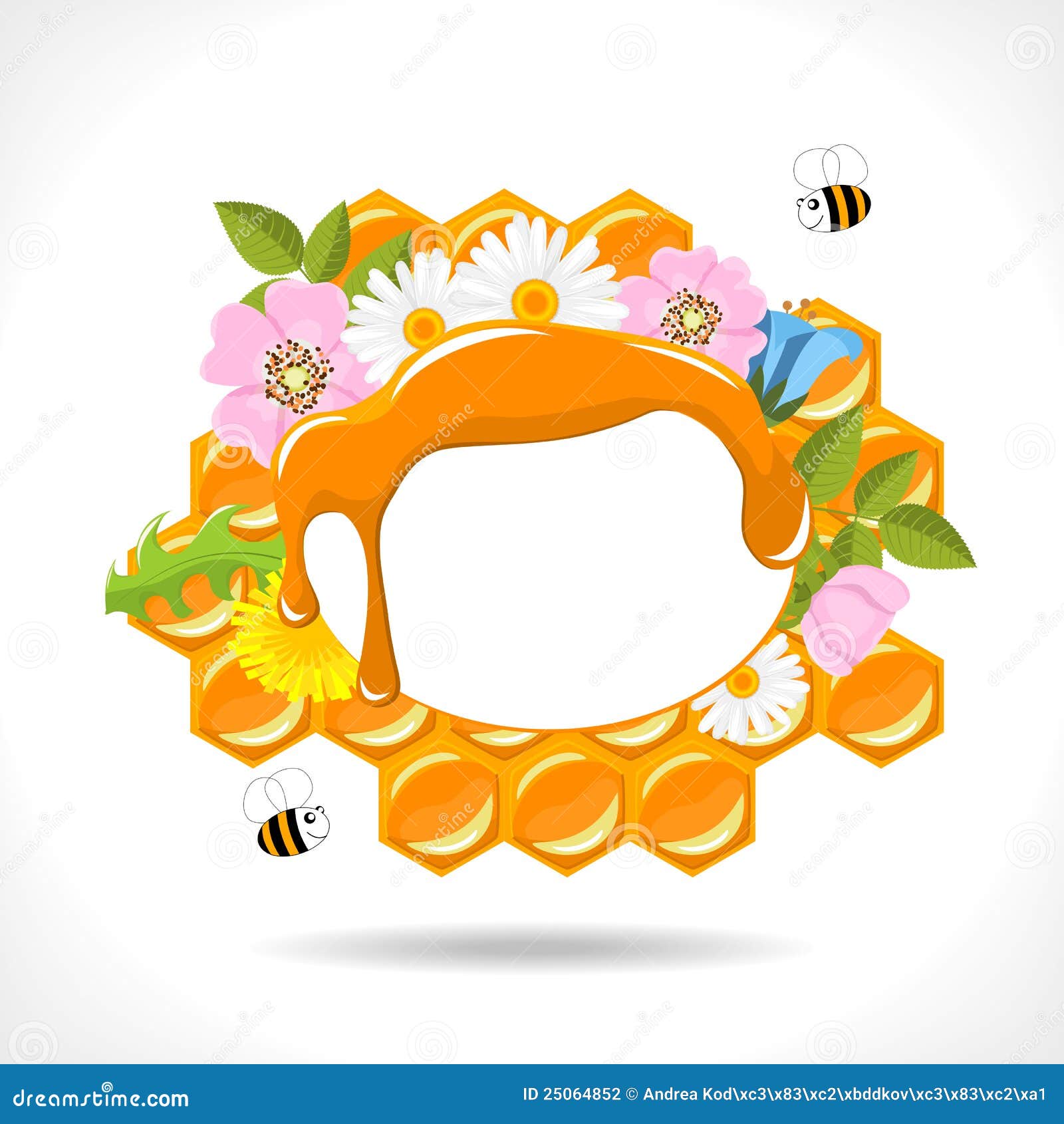 Beekeeping - Abstract Background Stock Vector - Illustration of honey ...