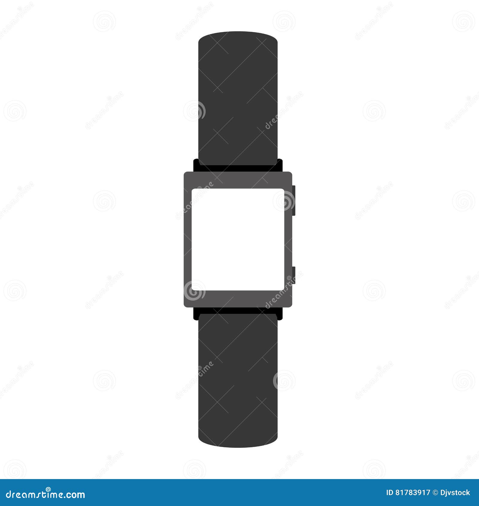 Beeld Van Het Smartwatch Het Digitale Accesory Pictogram Vector ...