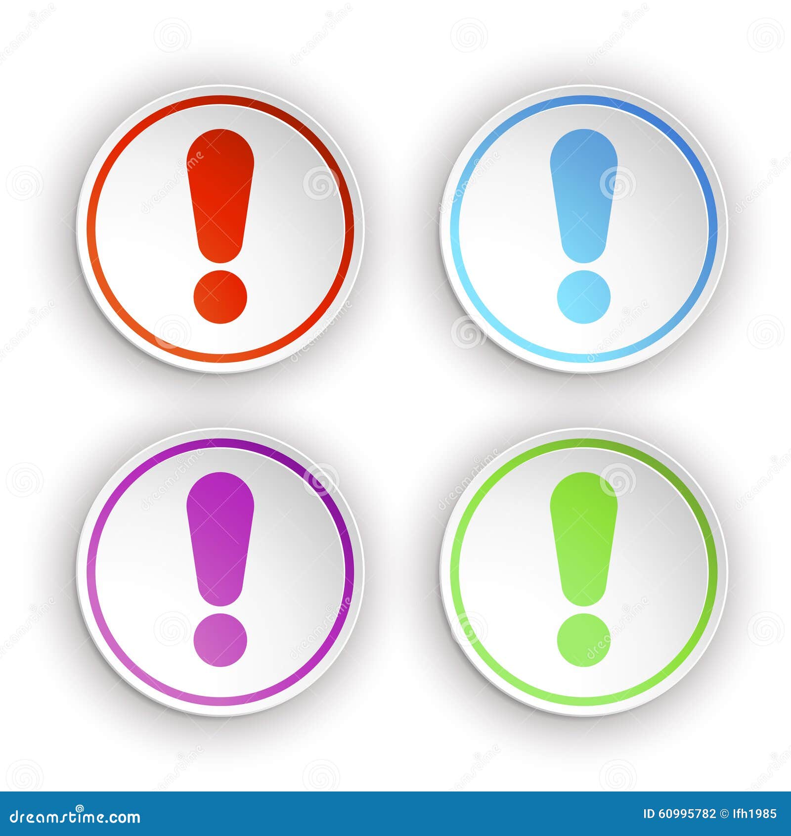 Beeld van uitroep vector illustratie. Illustration of illustratie ...