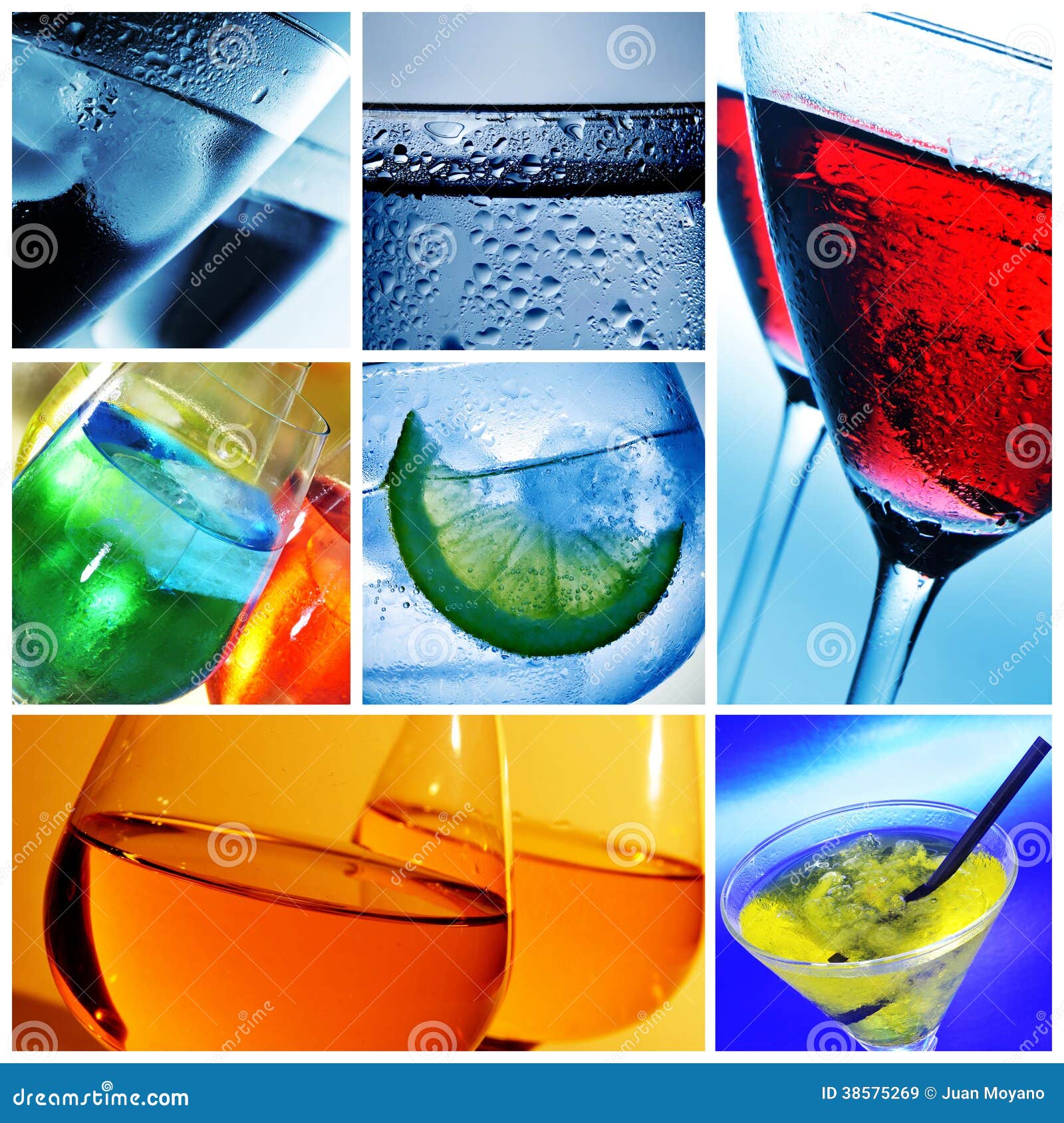 Beelden Van Verschillende Cocktails Stock Afbeelding - Image of viering ...