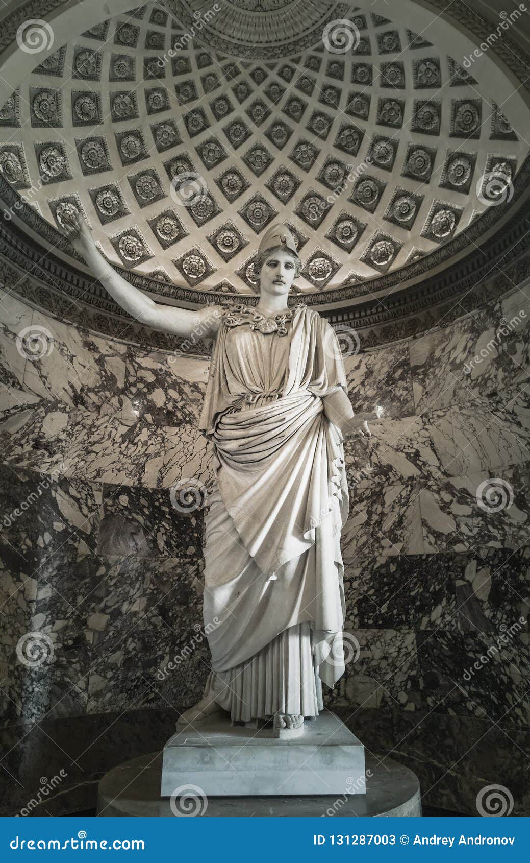 Beeldhouwwerk Van De Godin Athena Redactionele Stock Foto - Image of ...