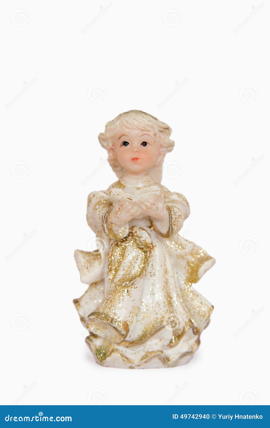 Beeldje Van Een Kleine Engel Stock Foto - Image of engel, kinderjaren ...