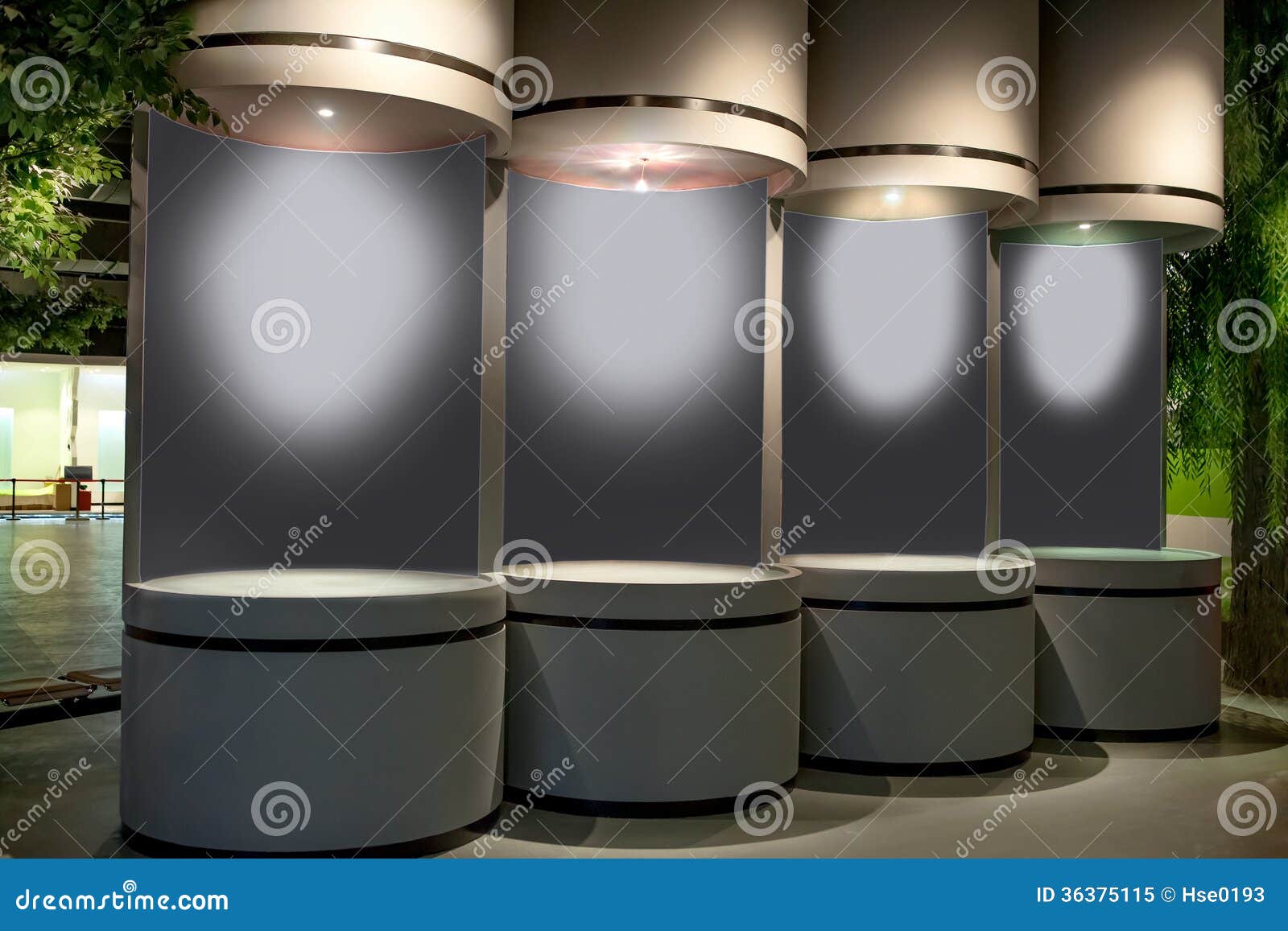 Beeldkaders in Tentoonstellingsruimte Stock Afbeelding - Image of ...